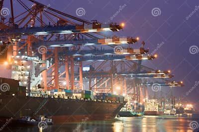 In the harbour stock image. Image of conveyance, dockyard - 7804857