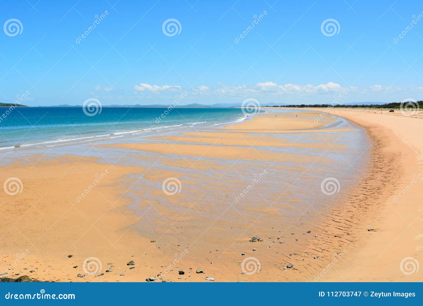 Harbour Beach in Mackay, Australia. Stock Image - Image of australian ...