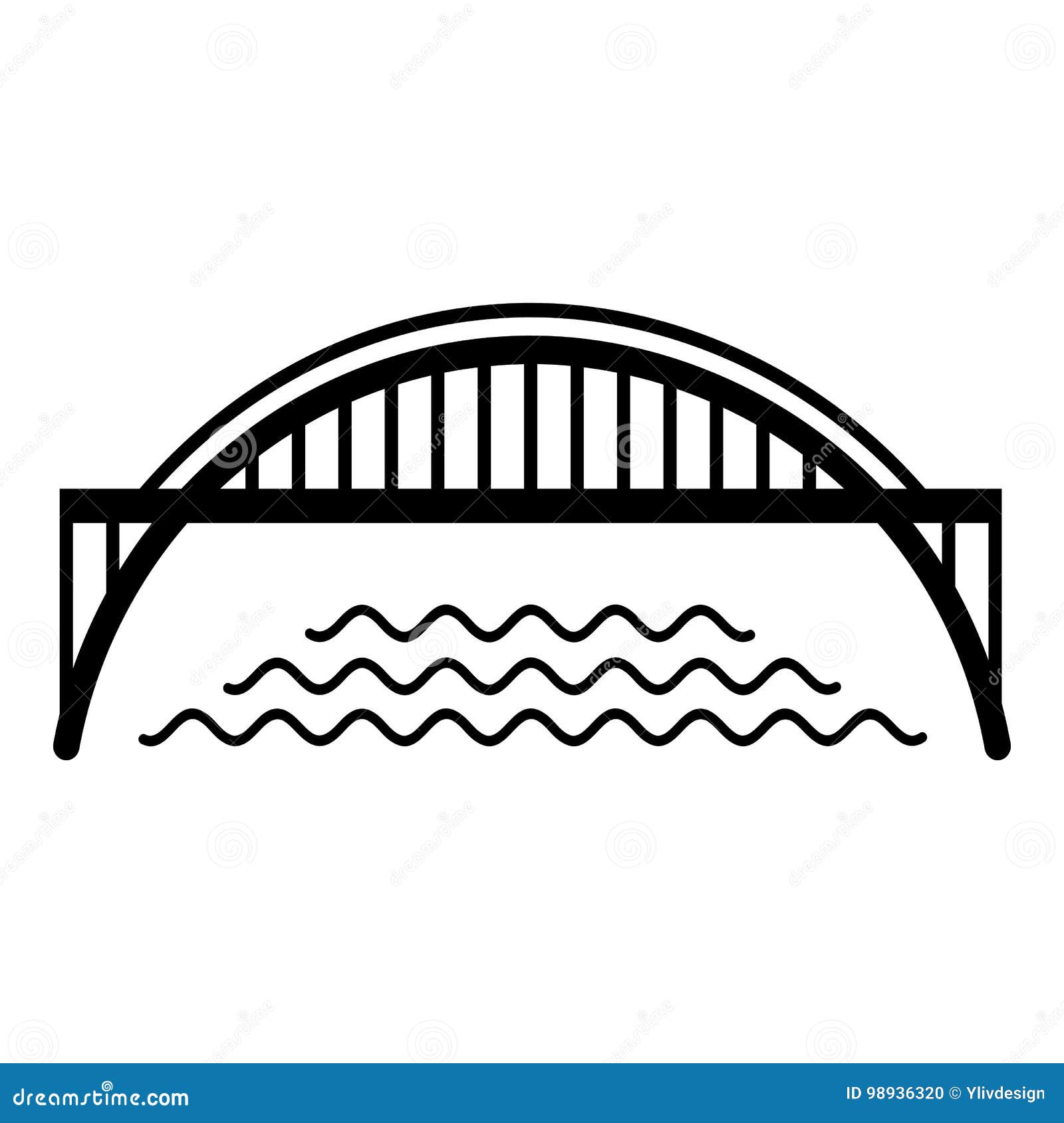 Iron Bridge Icon Simple Style Stock Illustrations – 46 Iron Bridge Icon ...