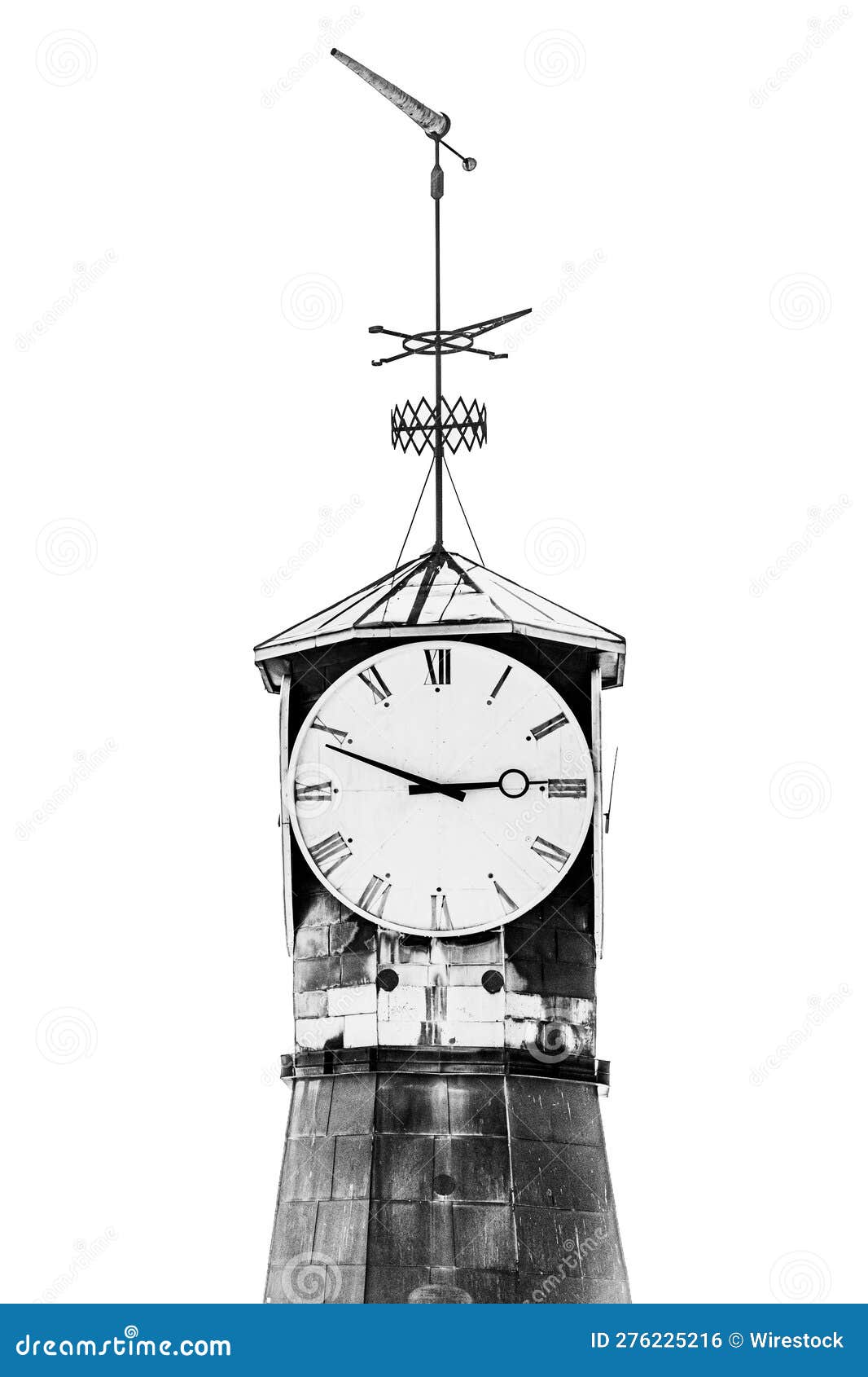 The Harbour Clock Tower, Oslo, Norway Stock Photo - Image of vertical ...