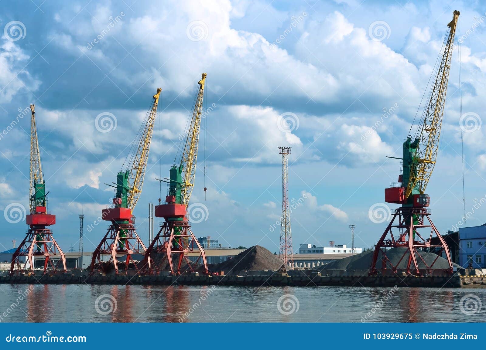 Seaport, Port, Marine, Crane, Loading Terminal, Loading, Logistics ...