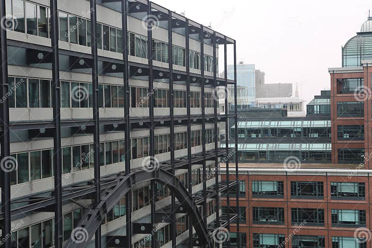 Harbour Exchange, Broadgate Editorial Image - Image of city, office ...