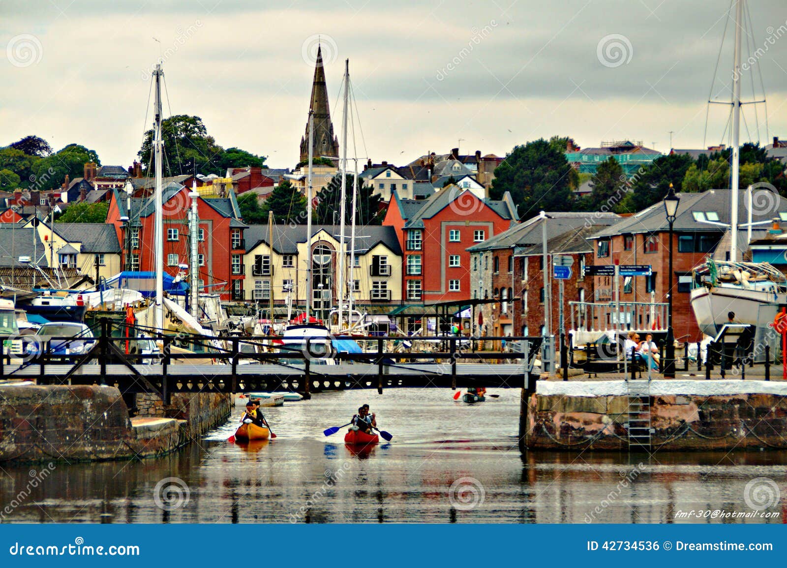 By the harbour editorial photo. Image of exeter, peaceful - 42734536