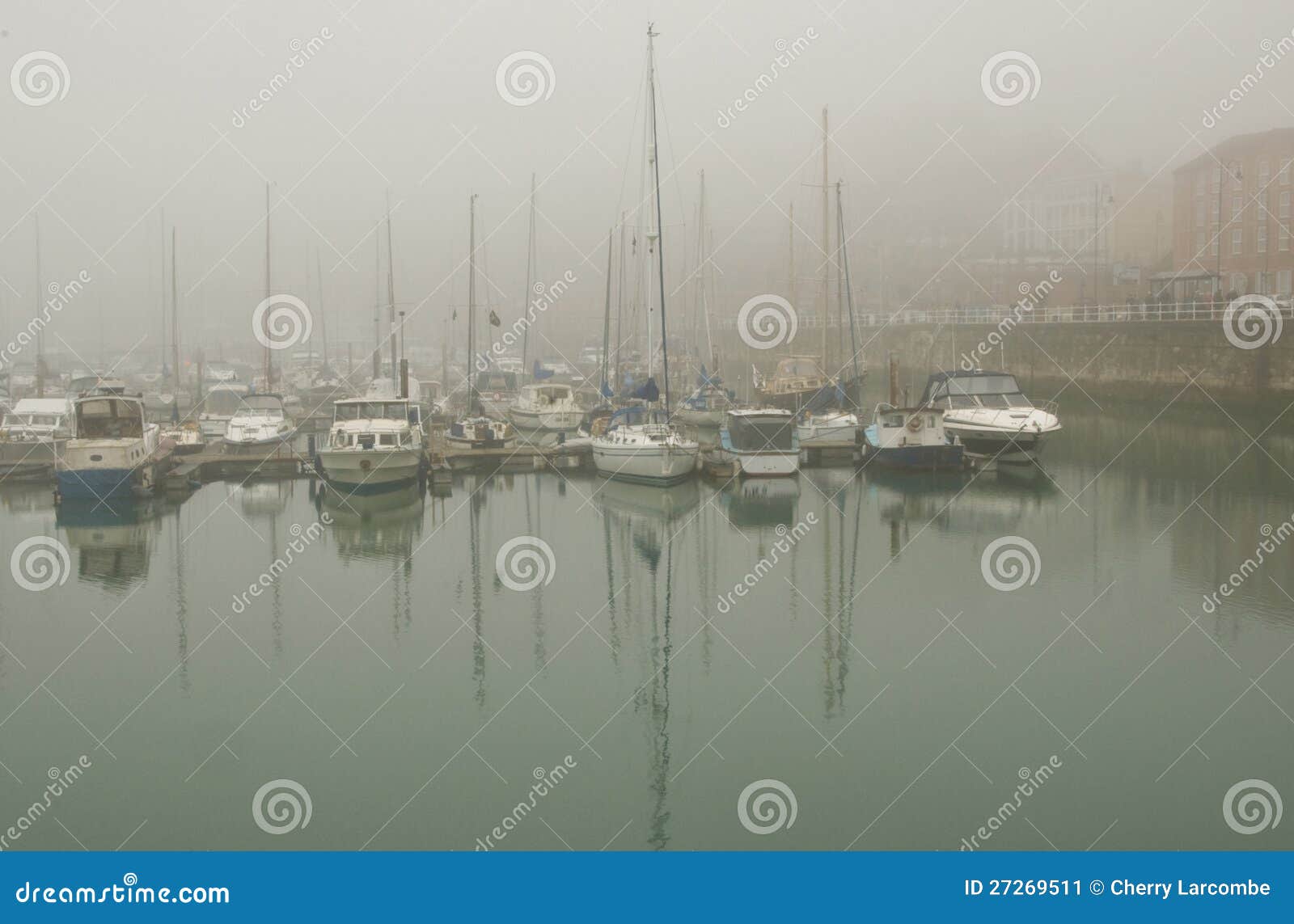 Harbour Fog stock image. Image of town, ramsgate, boats - 27269511