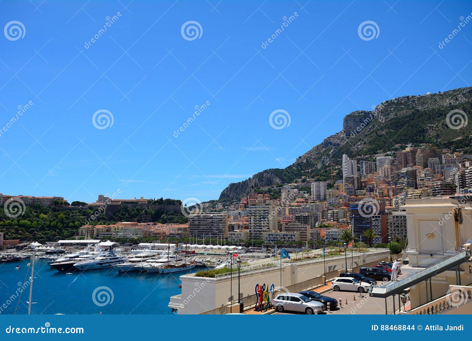 Harbour, La Condamine, Monaco Editorial Stock Image - Image of barrack ...