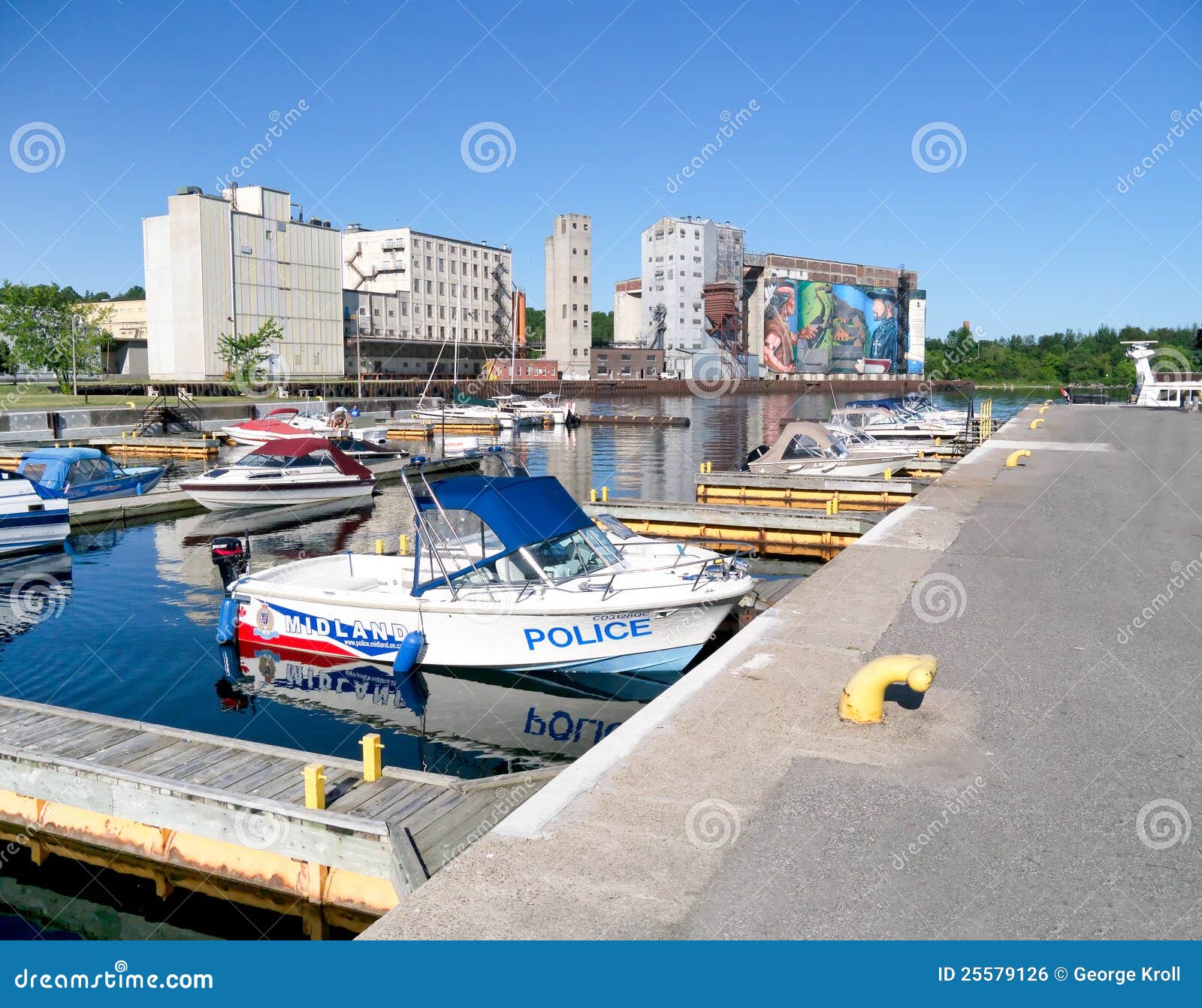 Harbour in Midland,Ontario,Canada Editorial Photo - Image of sailboat ...