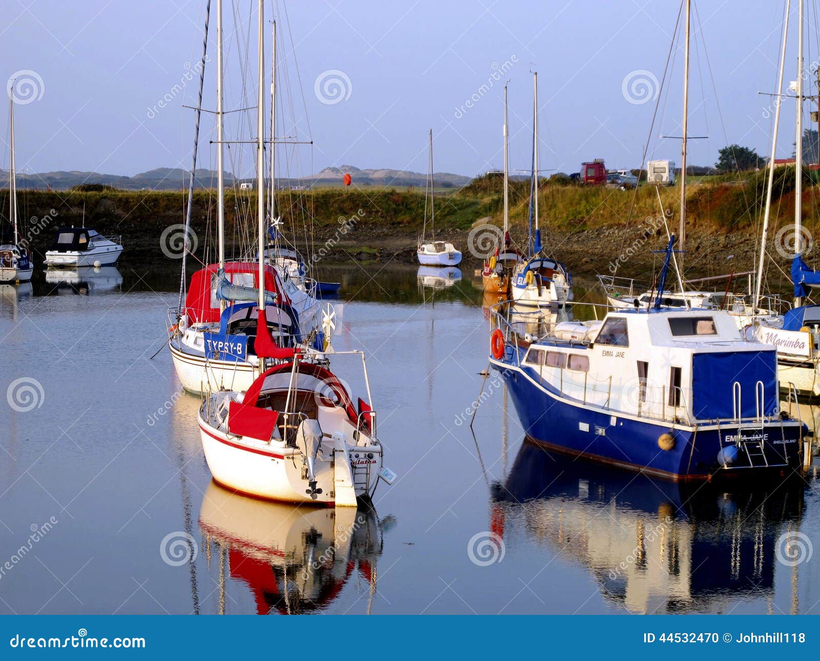 Harbour, Shell Island, Wales. Editorial Image - Image of relaxing ...