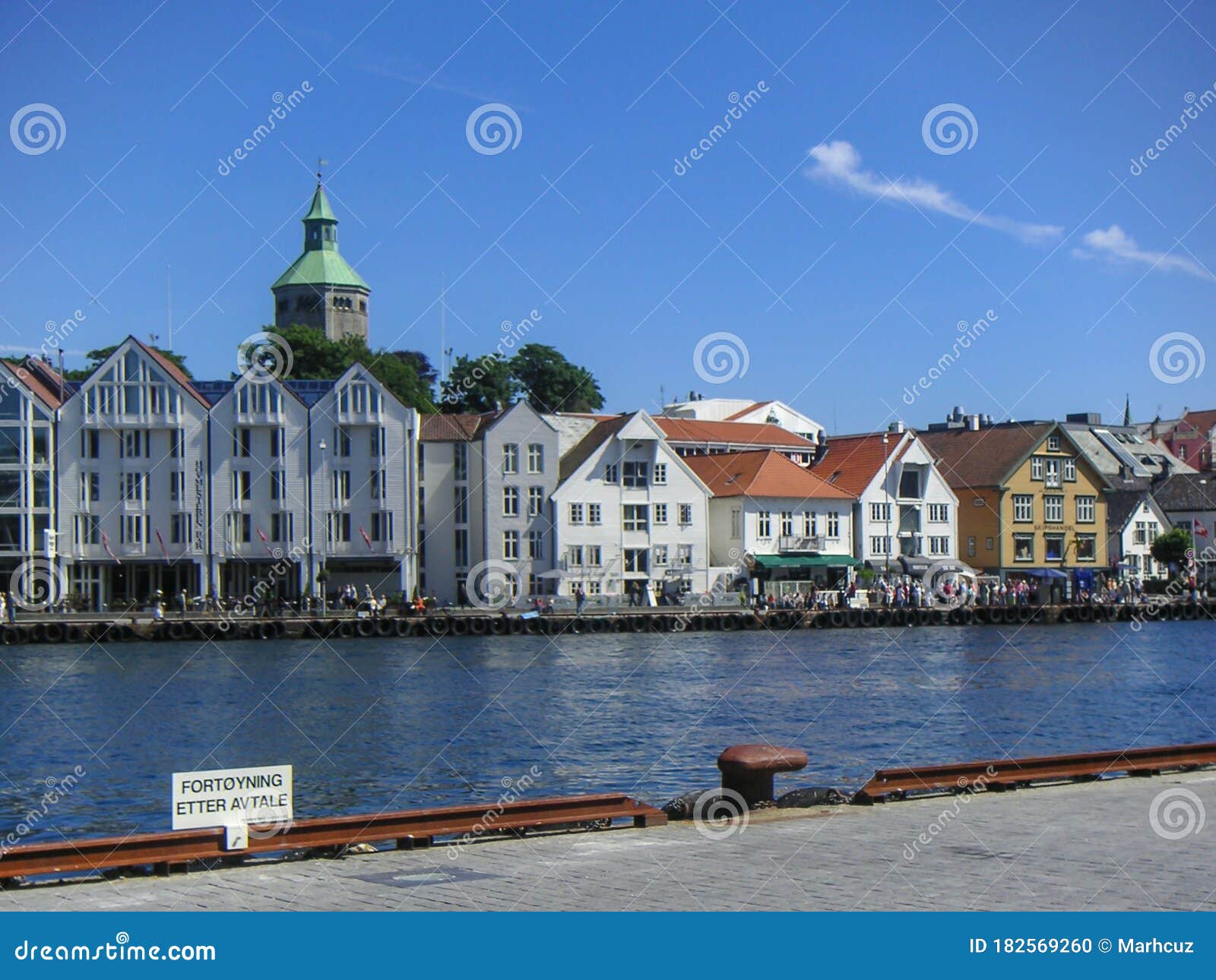 Stavanger Harbour in Norway Stock Photo - Image of outdoors, water ...