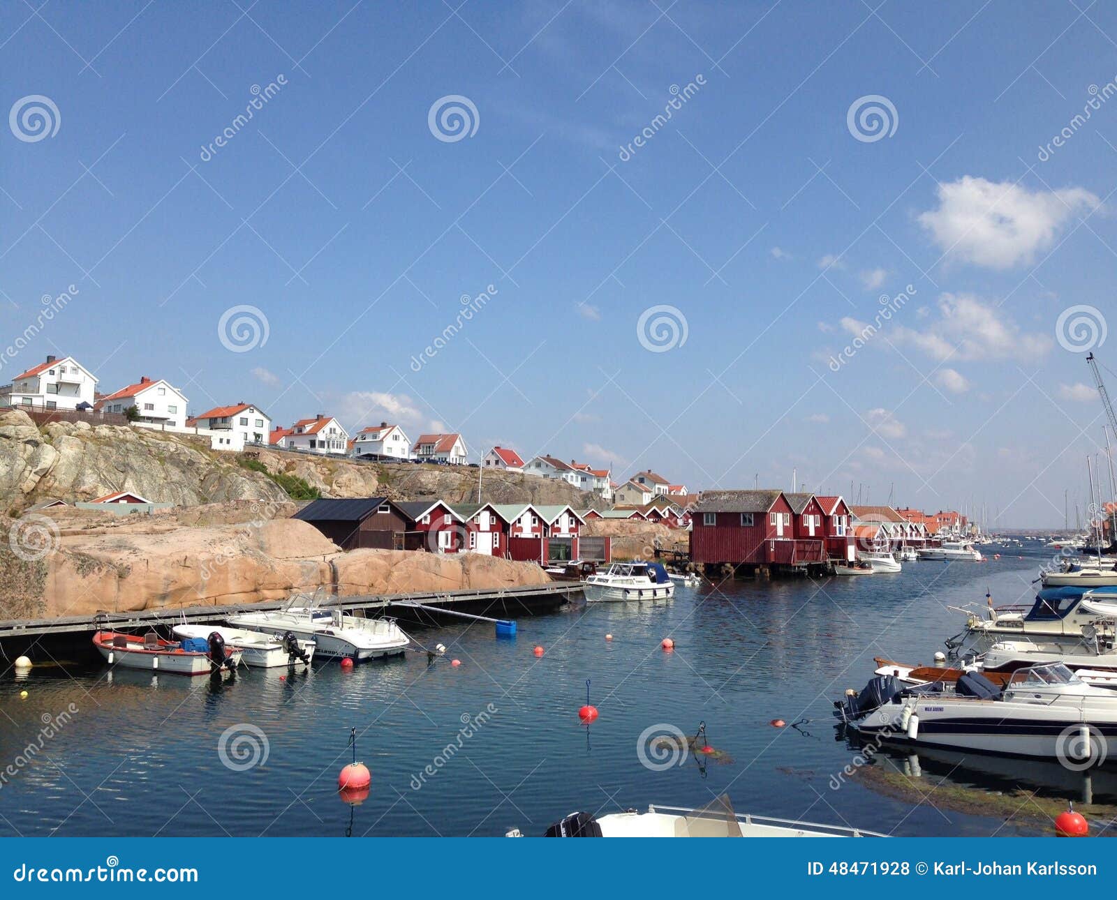 Harbour editorial stock photo. Image of sweden, boat - 48471928