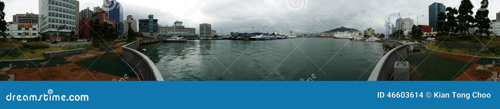 Harbour view editorial stock image. Image of ferry, busan - 46603614