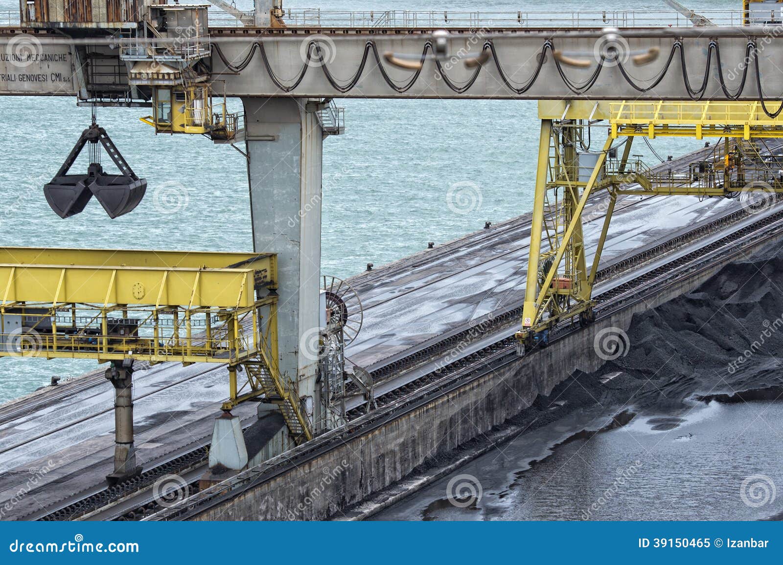 Harbour working place stock image. Image of metal, harbour - 39150465