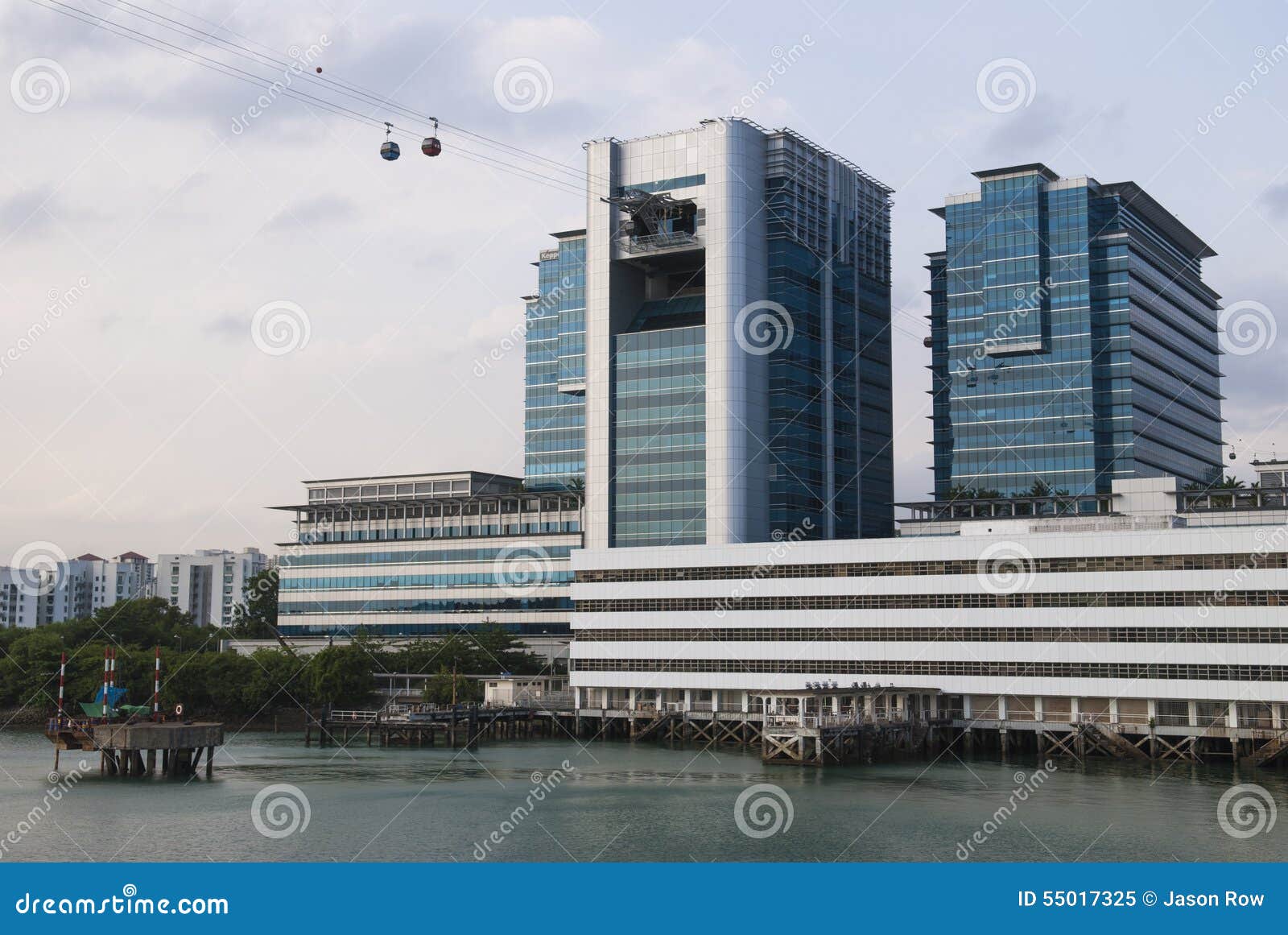 The Harbourfront Center in Singapore Stock Image - Image of ...