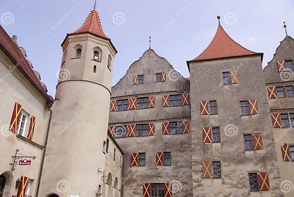 Harburg stock image. Image of history, german, bavaria - 15027783