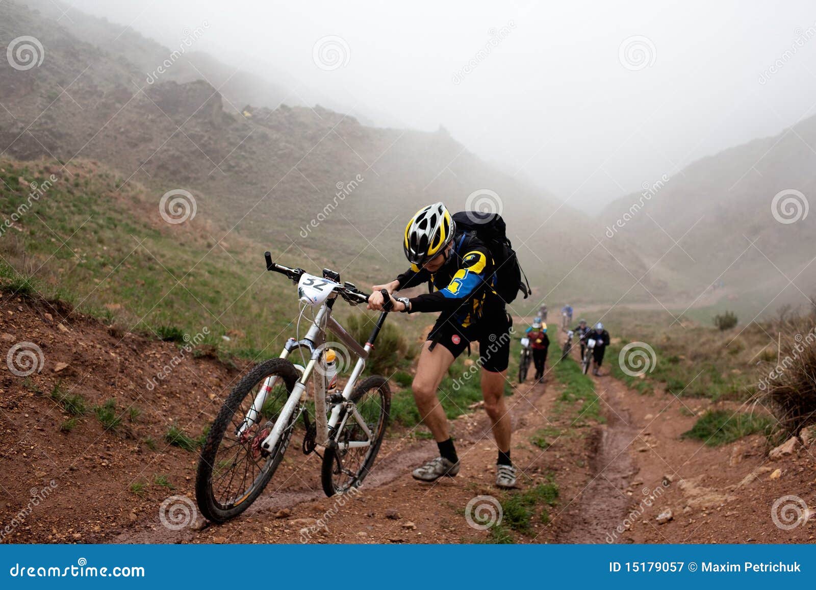 Hard Bike Competition in Mountains Editorial Photography - Image of ...