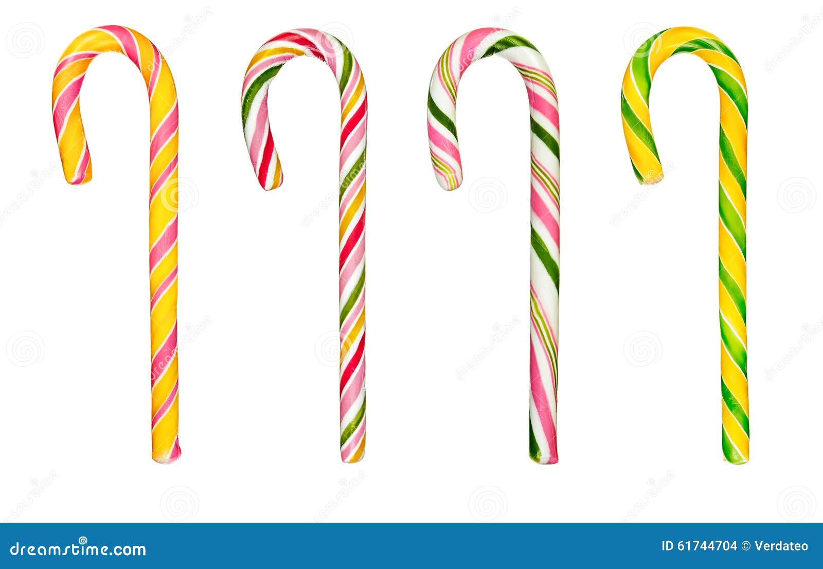 Hard Candy Canes Over White Stock Photos - Free & Royalty-Free Stock ...
