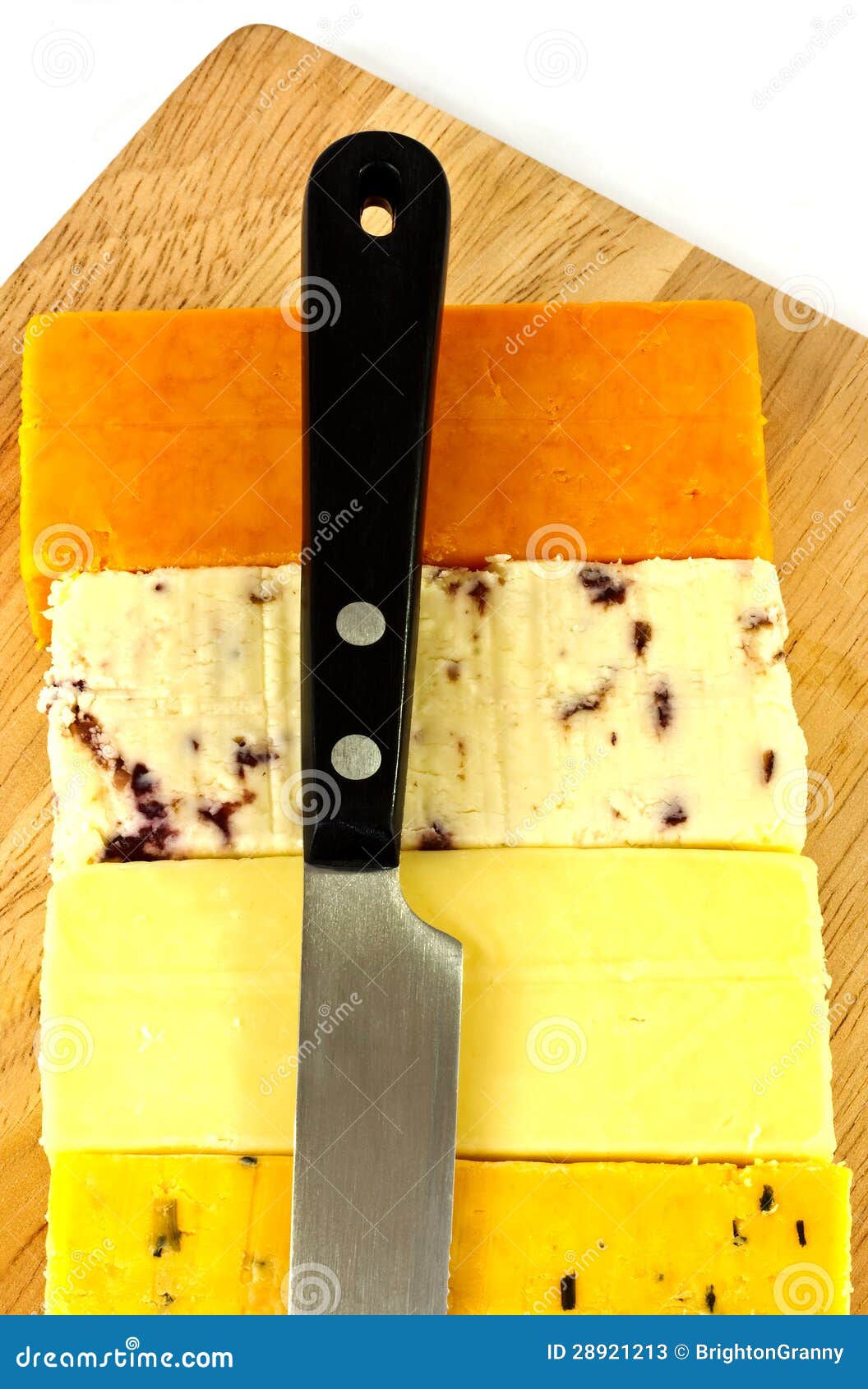 English cheeses stock image. Image of plastic, chives - 28921213