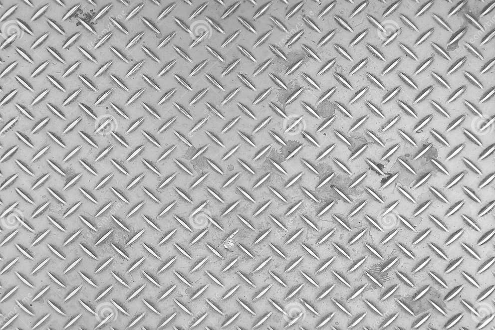 Hard Chrome Diamond Plate Pattern Stock Photo - Image of brushed, sheet ...