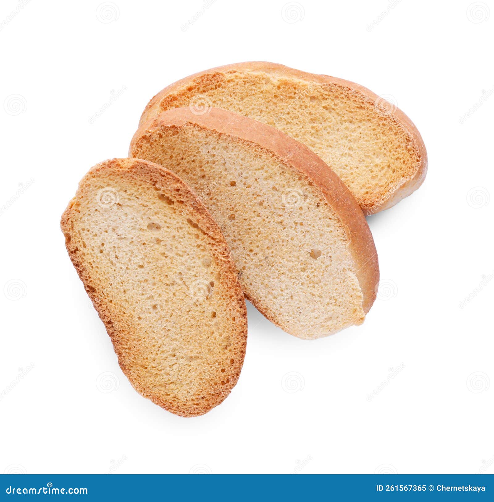 Hard Chuck Crackers on White Background, Top View Stock Image - Image ...