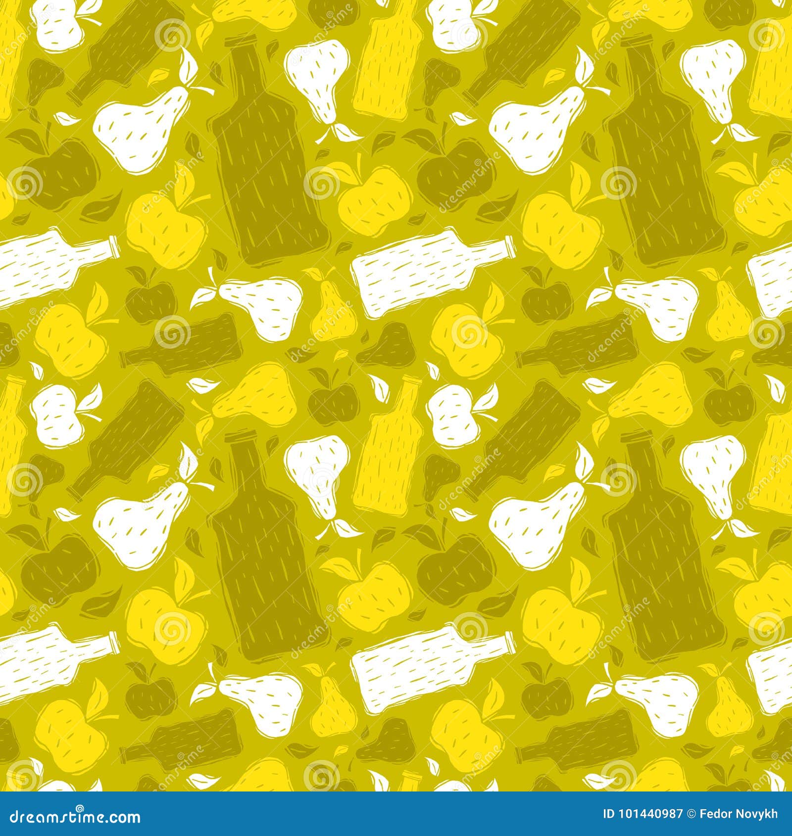 Hard Cider Seamless Pattern Stock Vector - Illustration of pattern ...