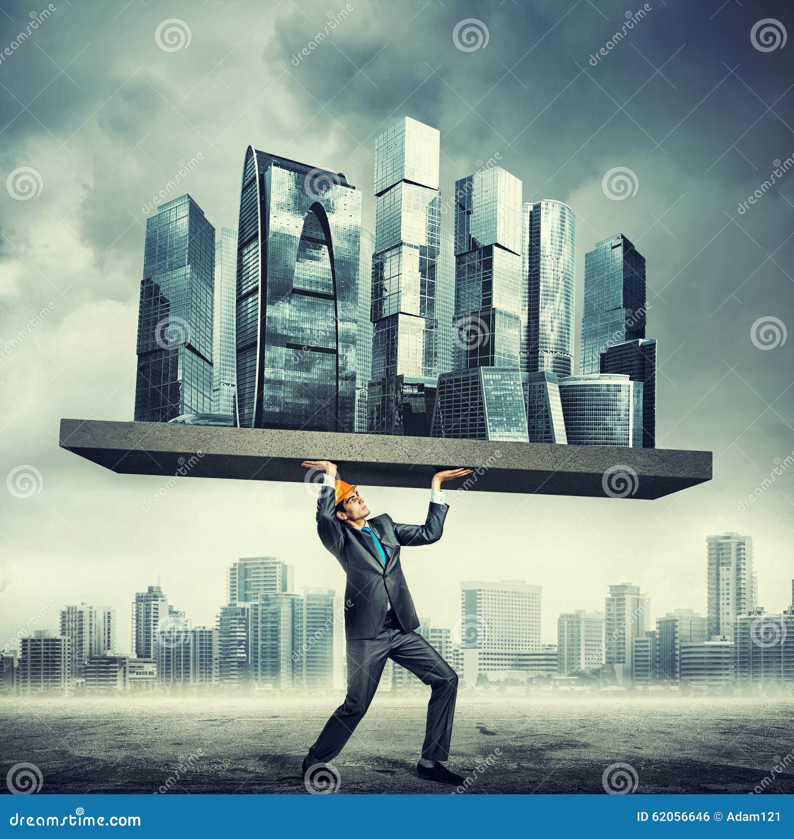 Hard construction work stock photo. Image of foreman - 62056646