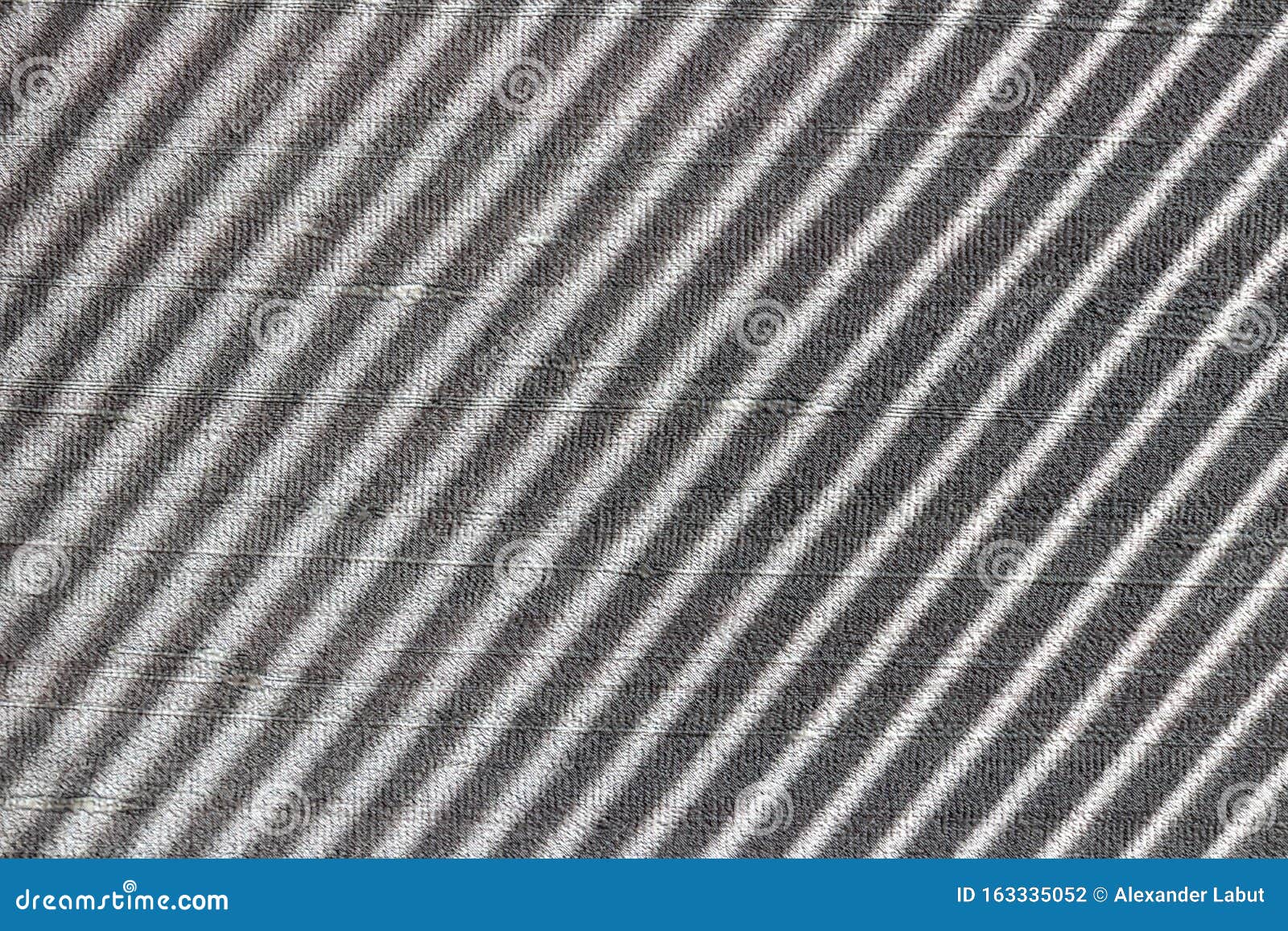 Hard Diagonal Shadows on Grey Textured Wall from a Window Roller ...