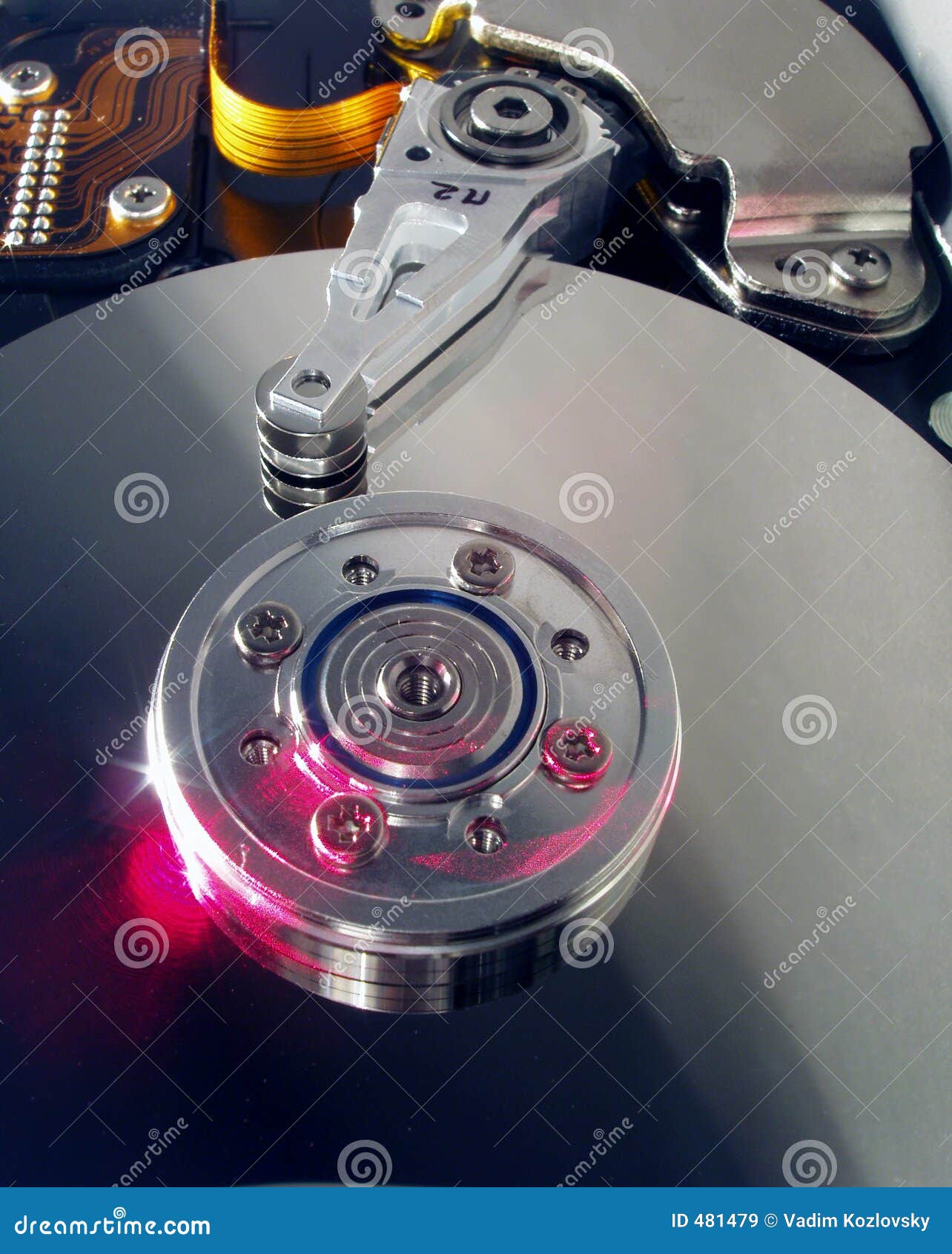 Hard disc stock image. Image of background, head, electrical - 481479
