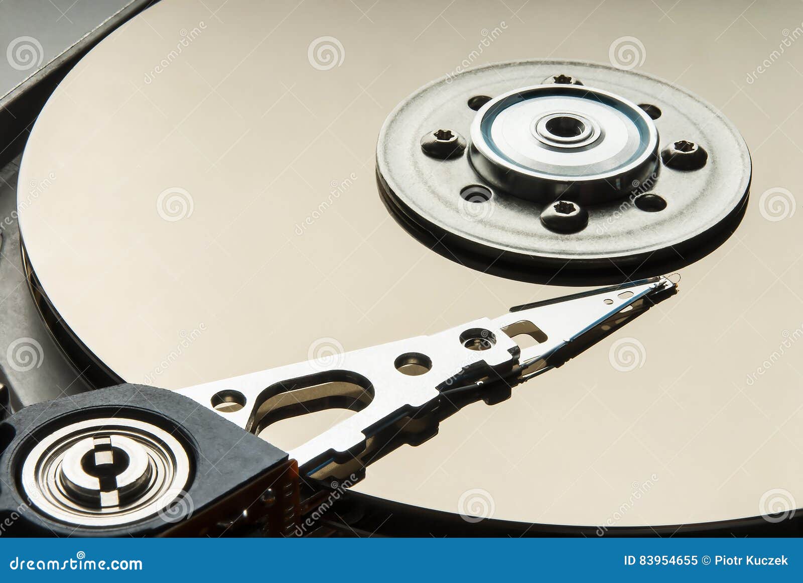 Hard DIsc Drive Inside stock image. Image of clamb, inside - 83954655