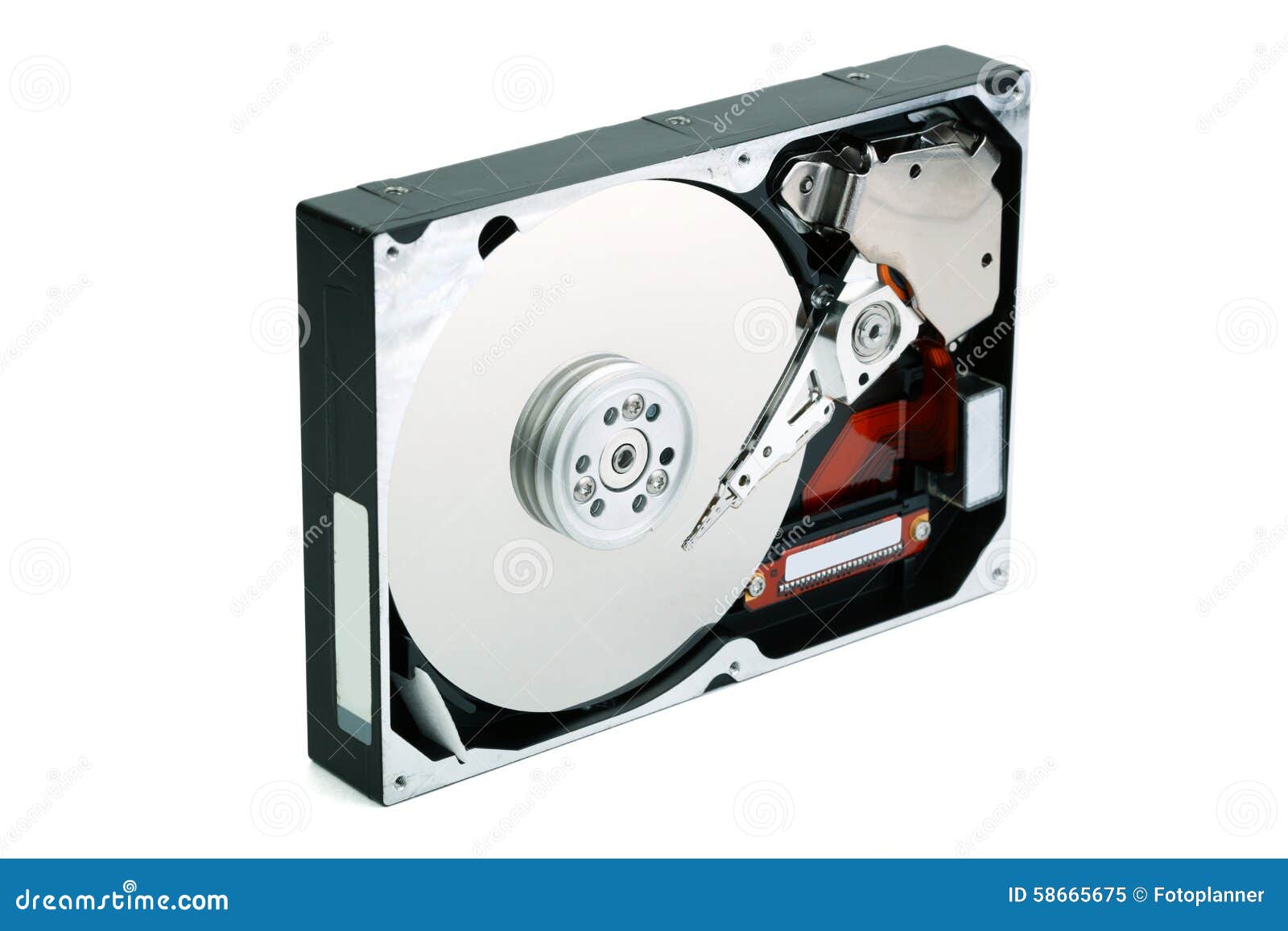 Hard disc drive stock image. Image of disc, file, storage - 58665675