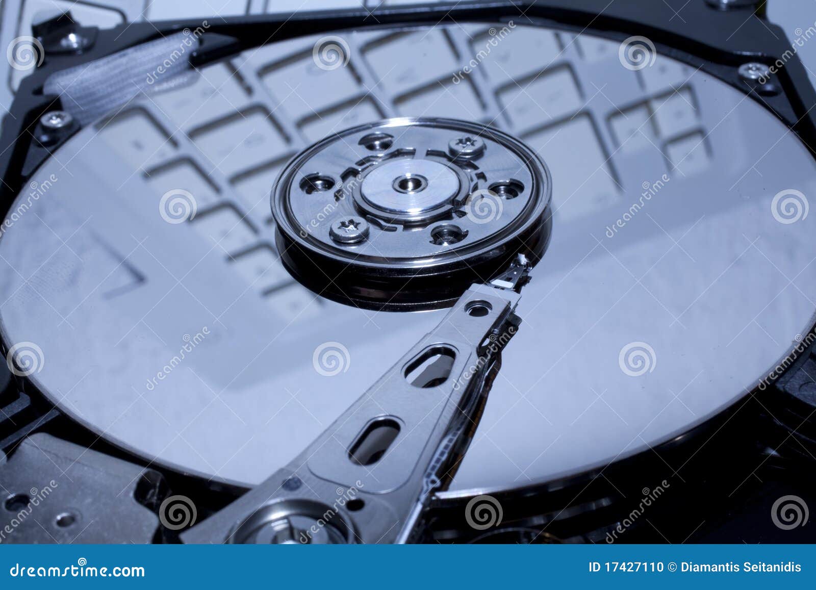 Hard disk. stock photo. Image of backup, hardware, business - 17427110