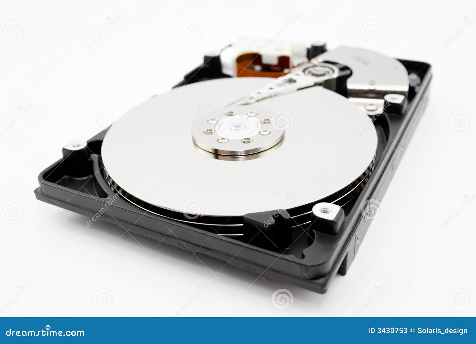 Hard disk stock image. Image of electronics, binary, business - 3430753