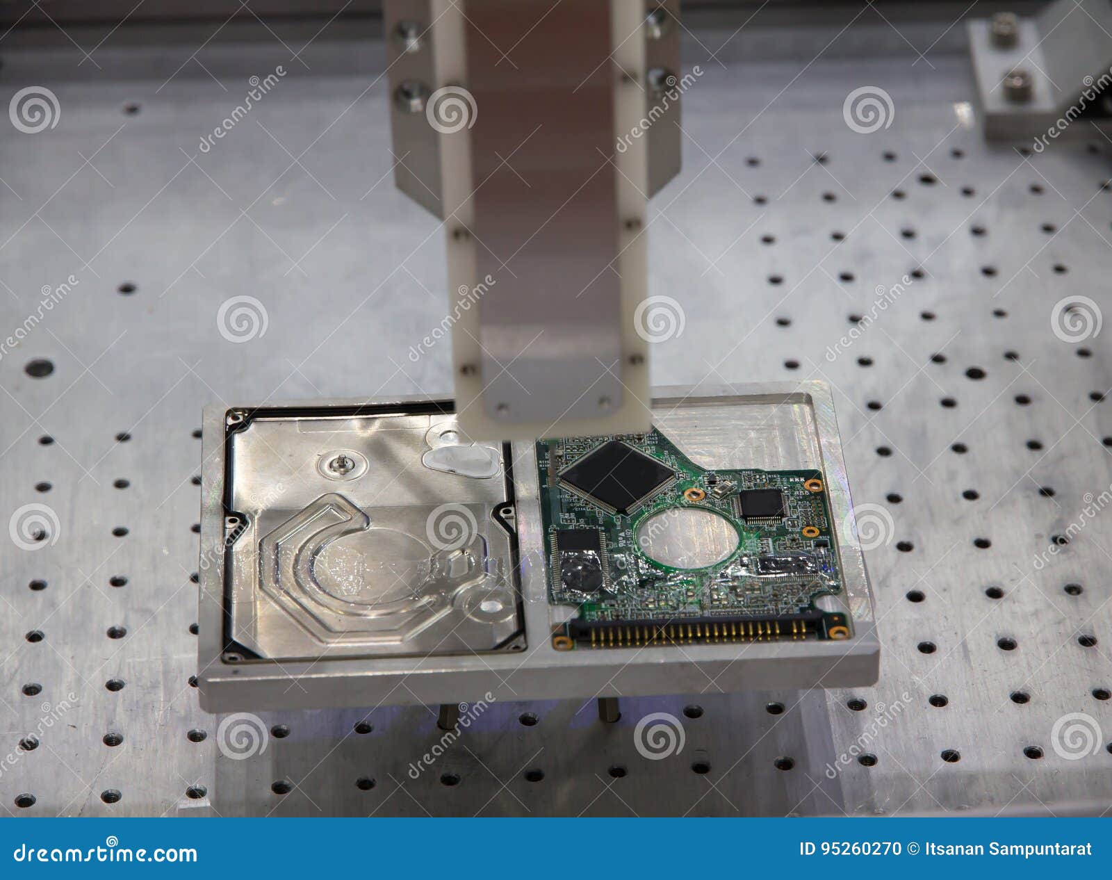 Hard disk assembly stock photo. Image of plant, assembly - 95260270