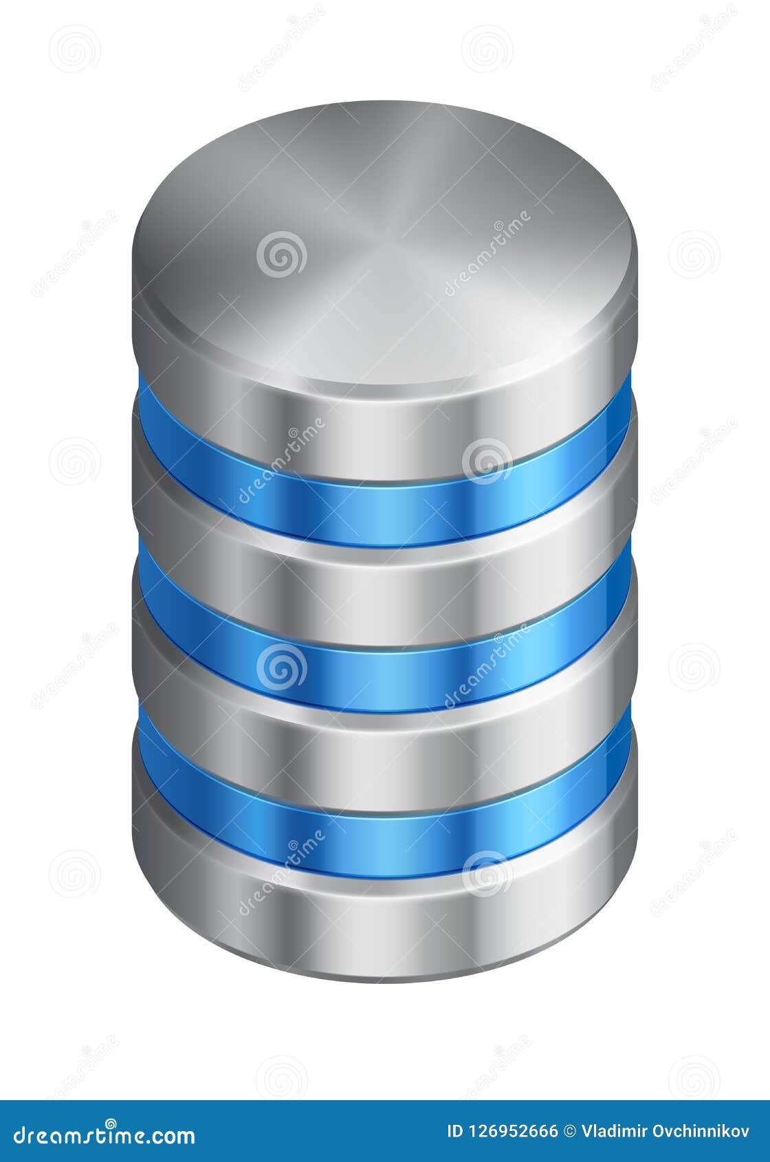 Hard disk data base stock vector. Illustration of device - 126952666