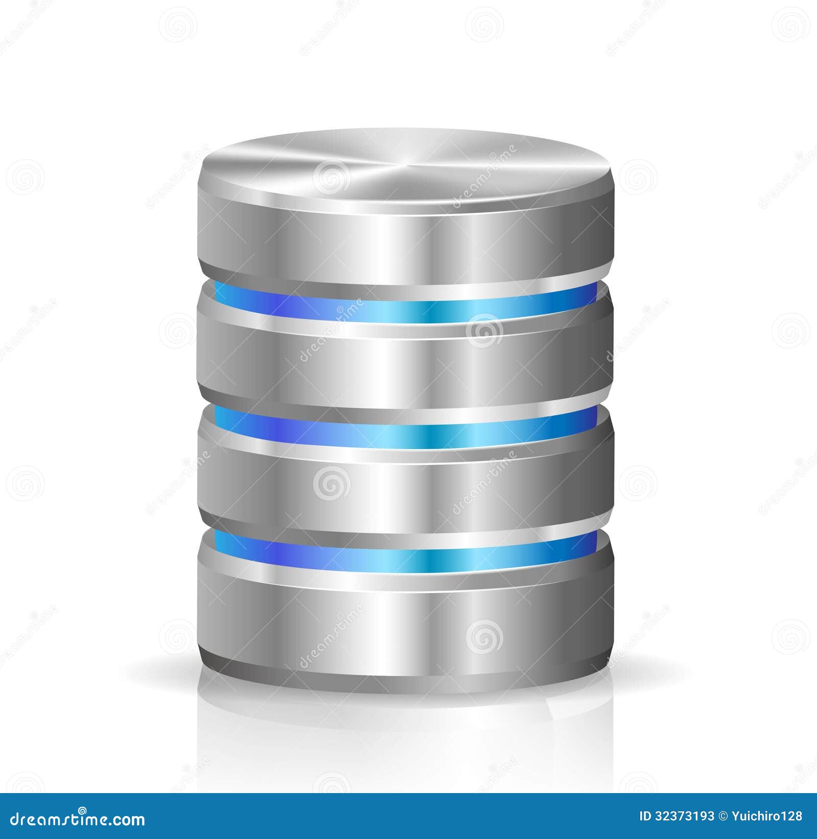 Hard disk and database stock vector. Illustration of datacenter - 32373193