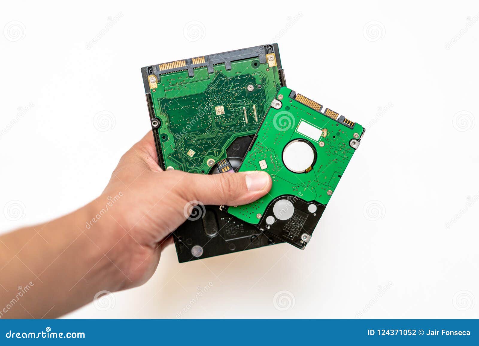 Hard disk drive 2.5 and 3 stock photo. Image of data - 124371052