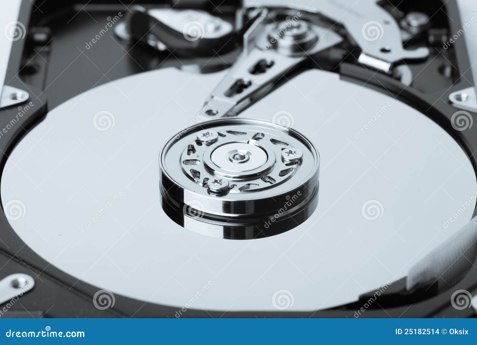 Hard disk drive stock photo. Image of open, electronics - 25182514