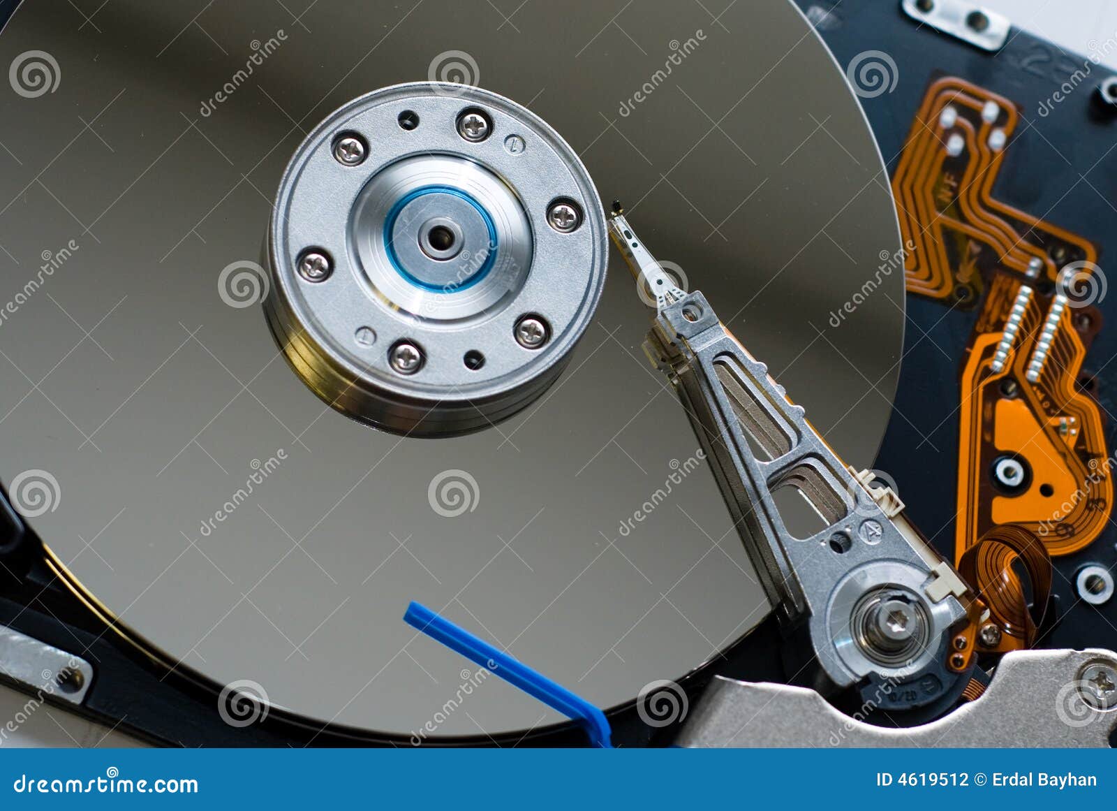 Hard Disk Drive stock photo. Image of technology, write - 4619512
