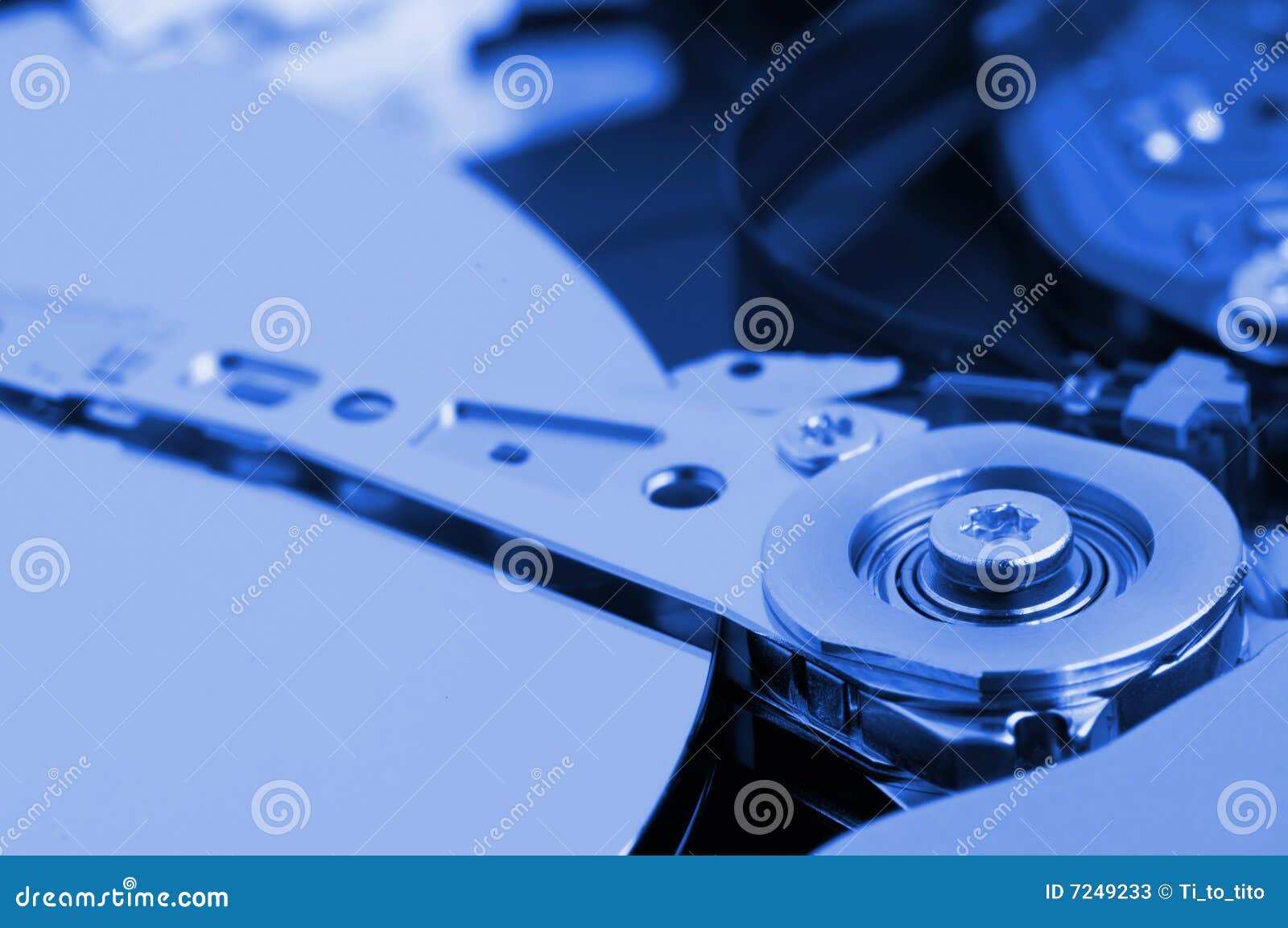 Hard disk drive stock image. Image of data, industry, detail - 7249233