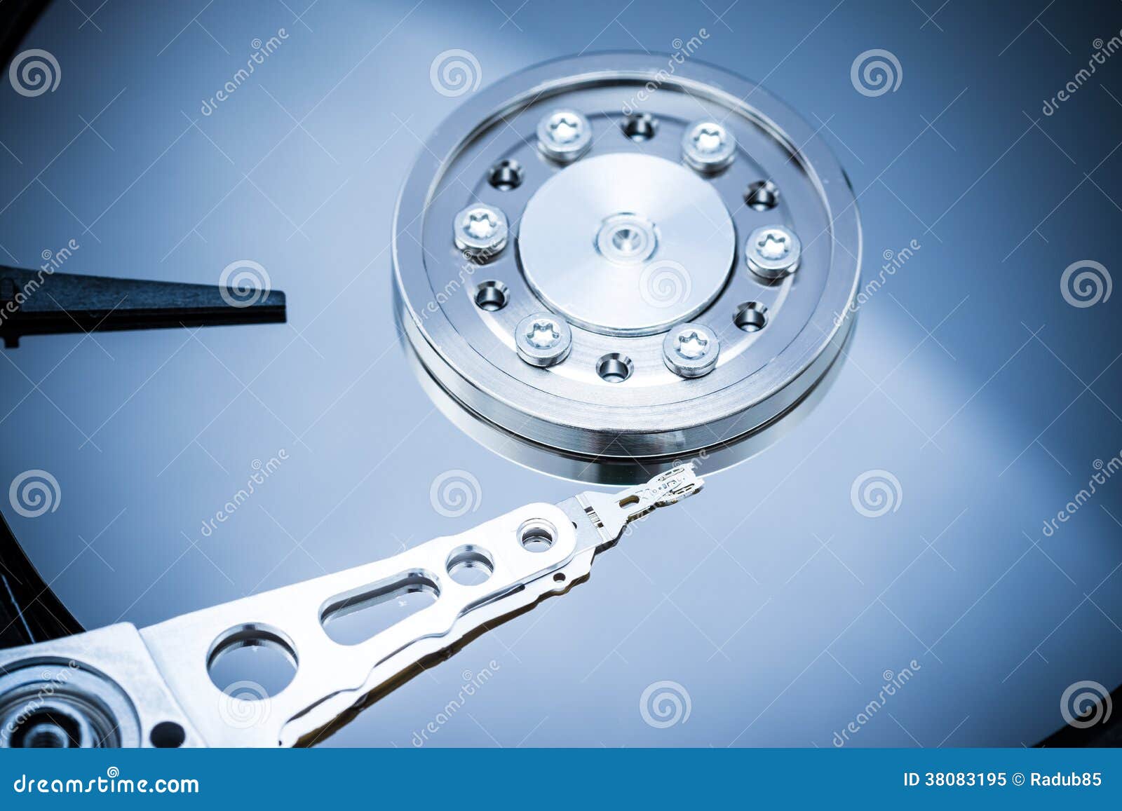 Hard Disk Drive Close Up stock image. Image of disc, security - 38083195