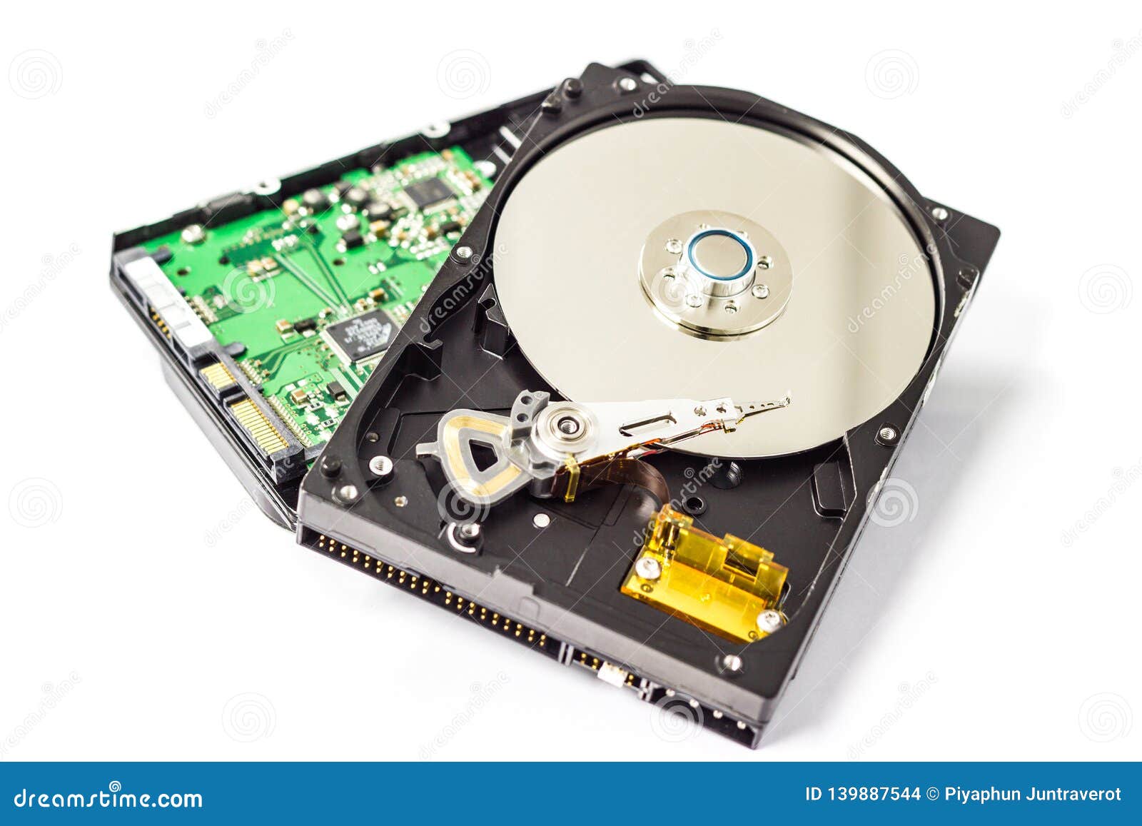 Hard Disk Drive for Computer Data Storage Technology Stock Photo ...