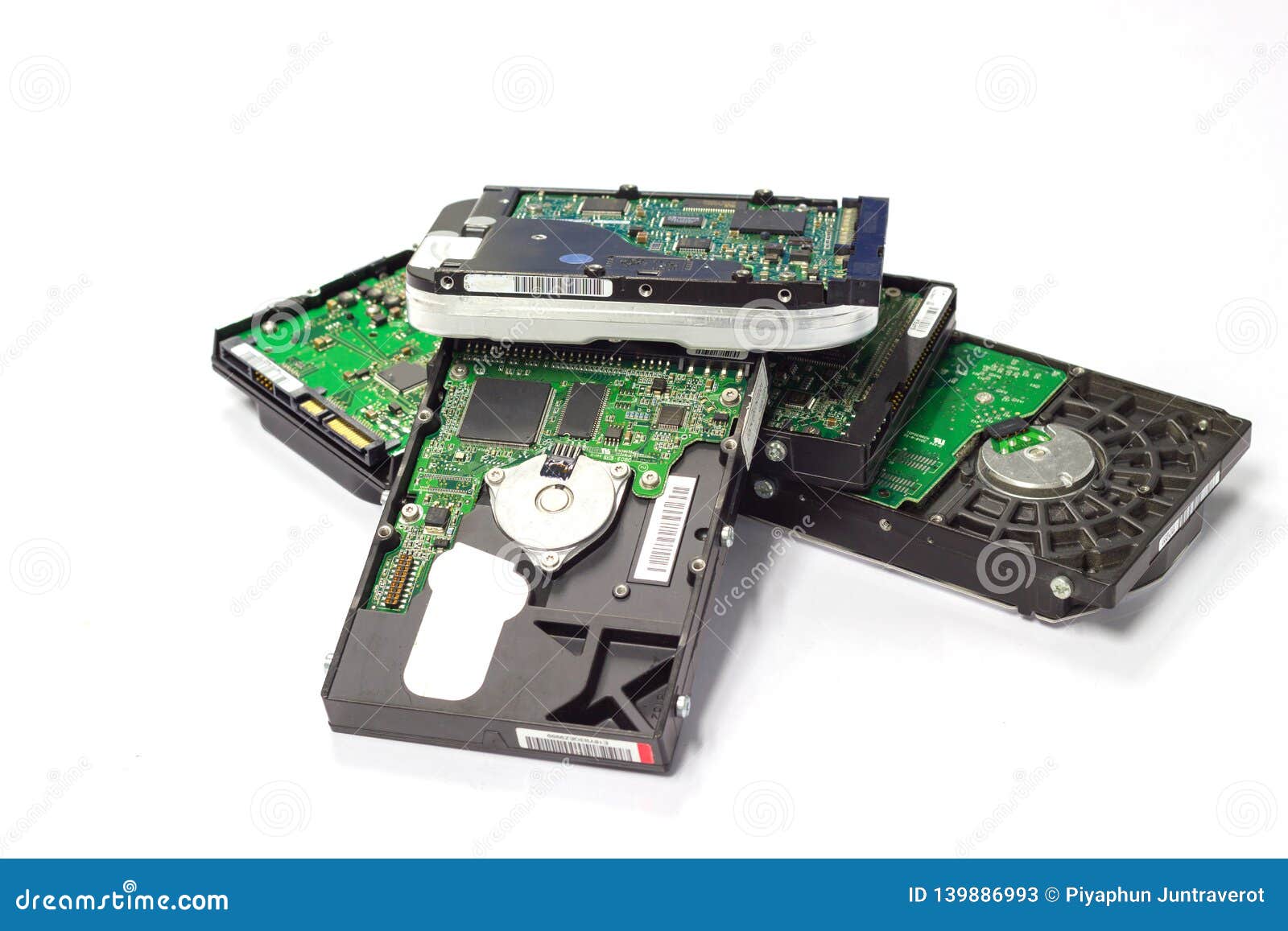The Hard Disk Drive for Computer Data Storage Stock Image - Image of ...