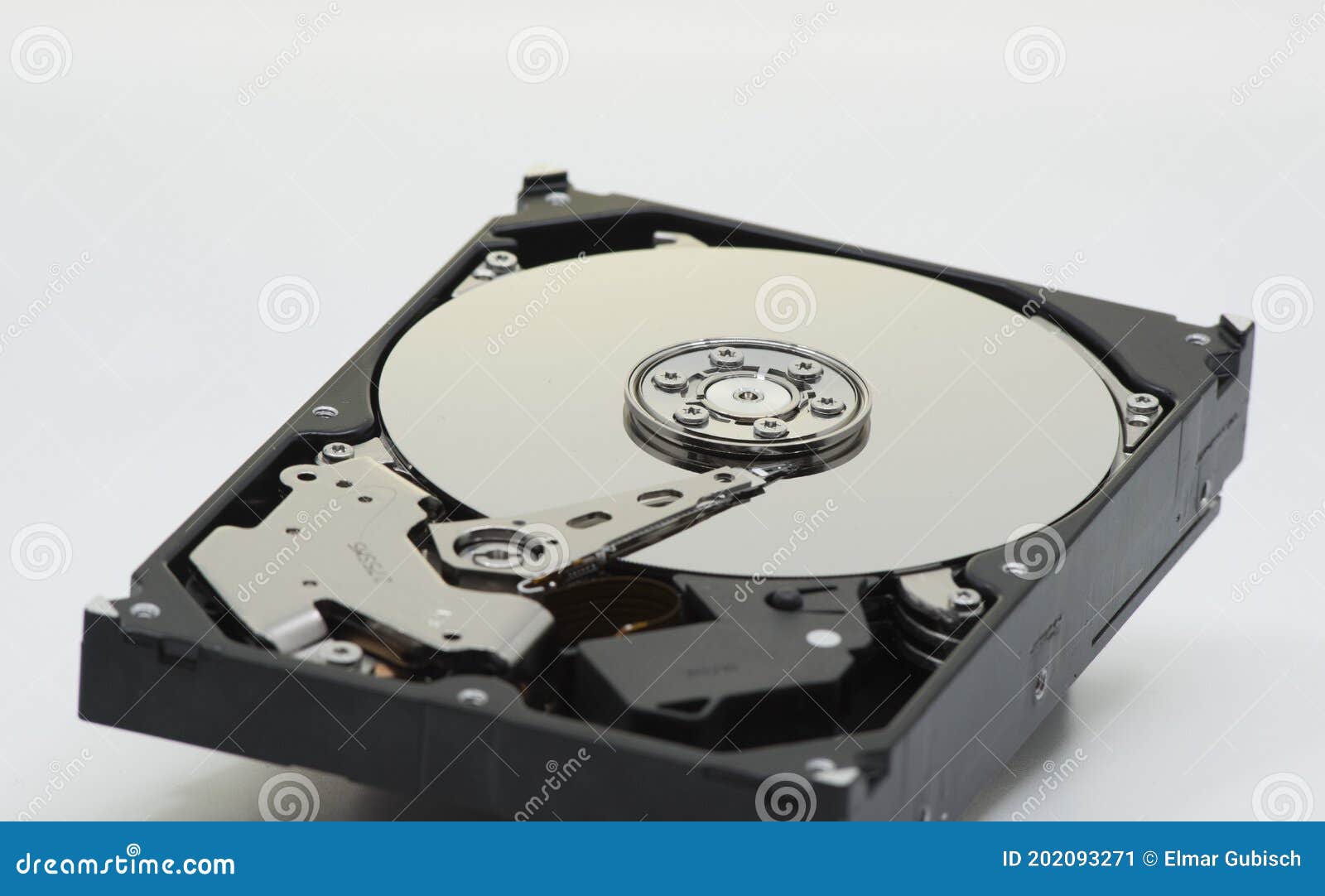 Hard Disk Drive Data Storage for Computers Stock Image - Image of ...
