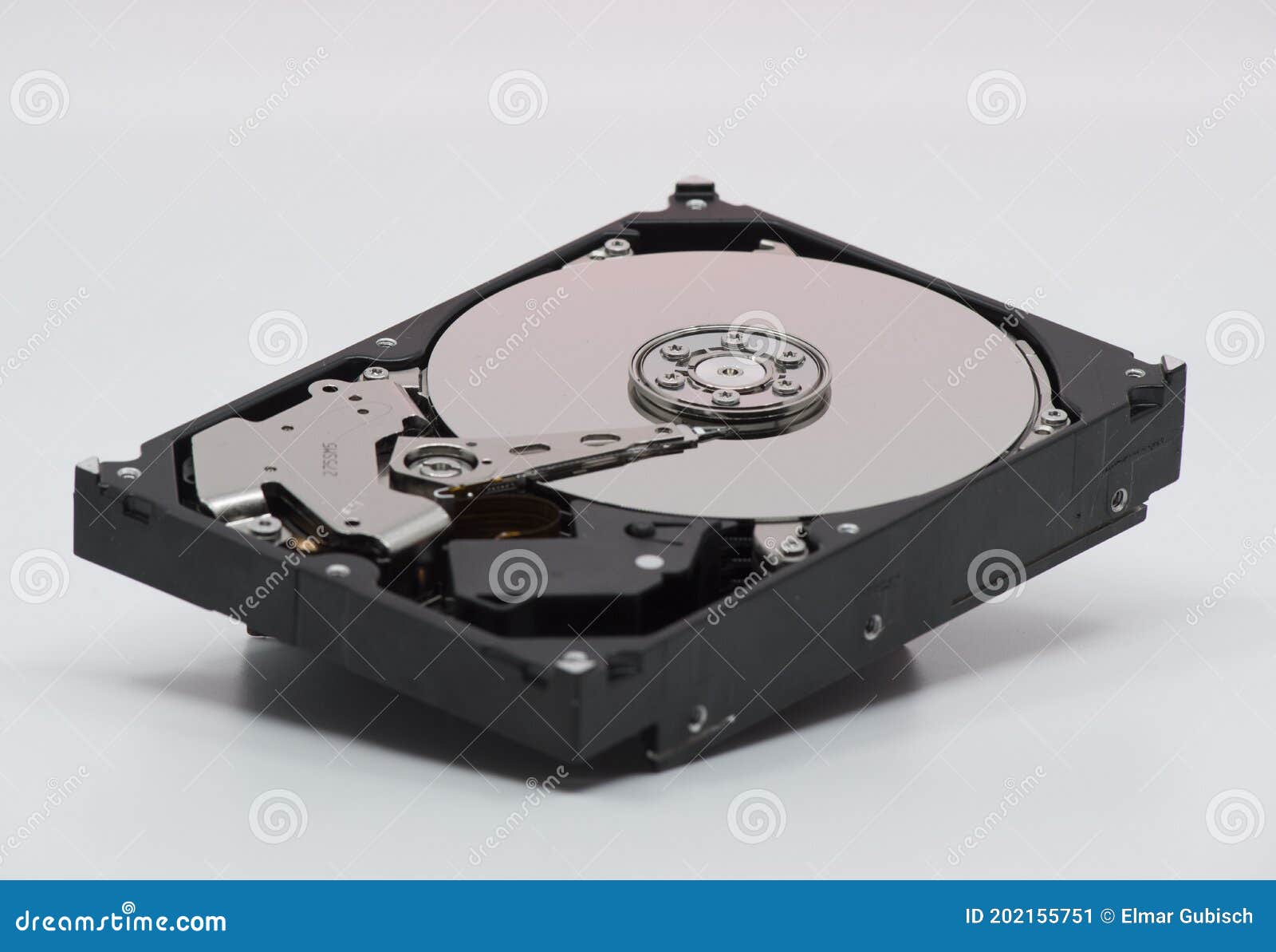 Hard Disk Drive Data Storage for Computers Stock Image - Image of ...