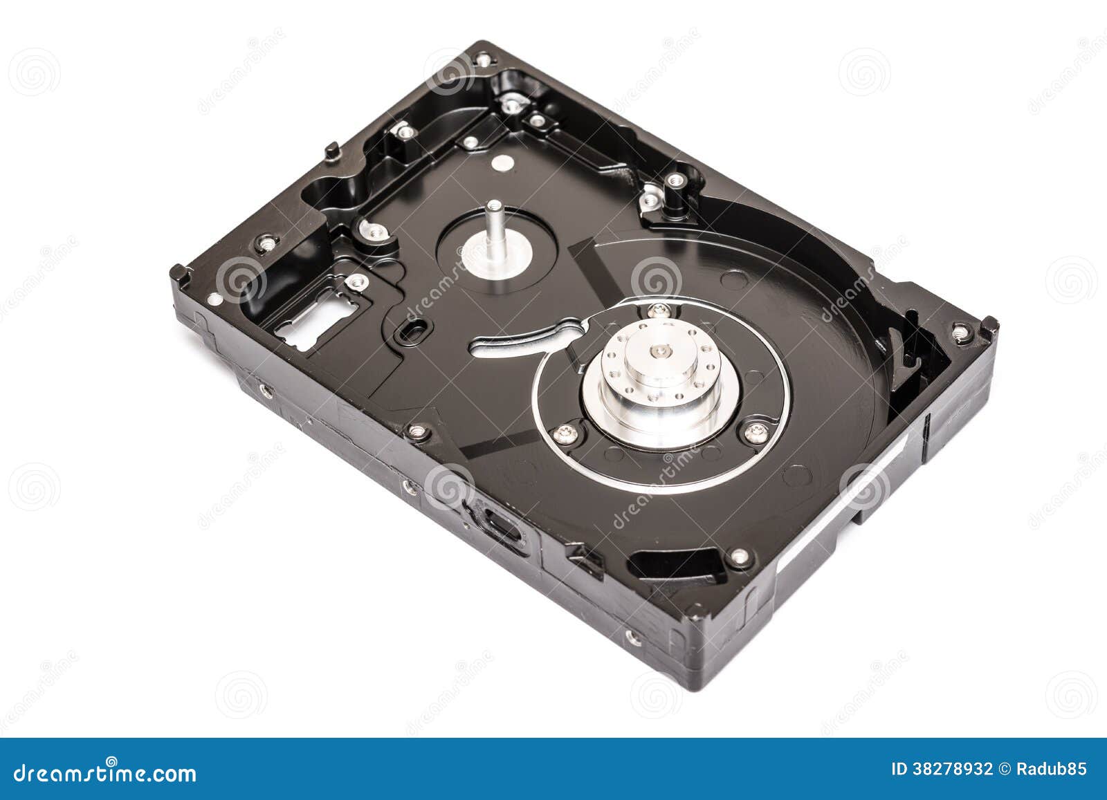 Hard Disk Drive Empty Case stock photo. Image of electronics - 38278932