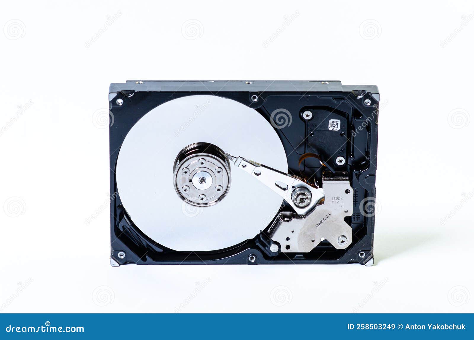 Hard Disk Drive HDD of Different Size Isolated on White Stock Image ...