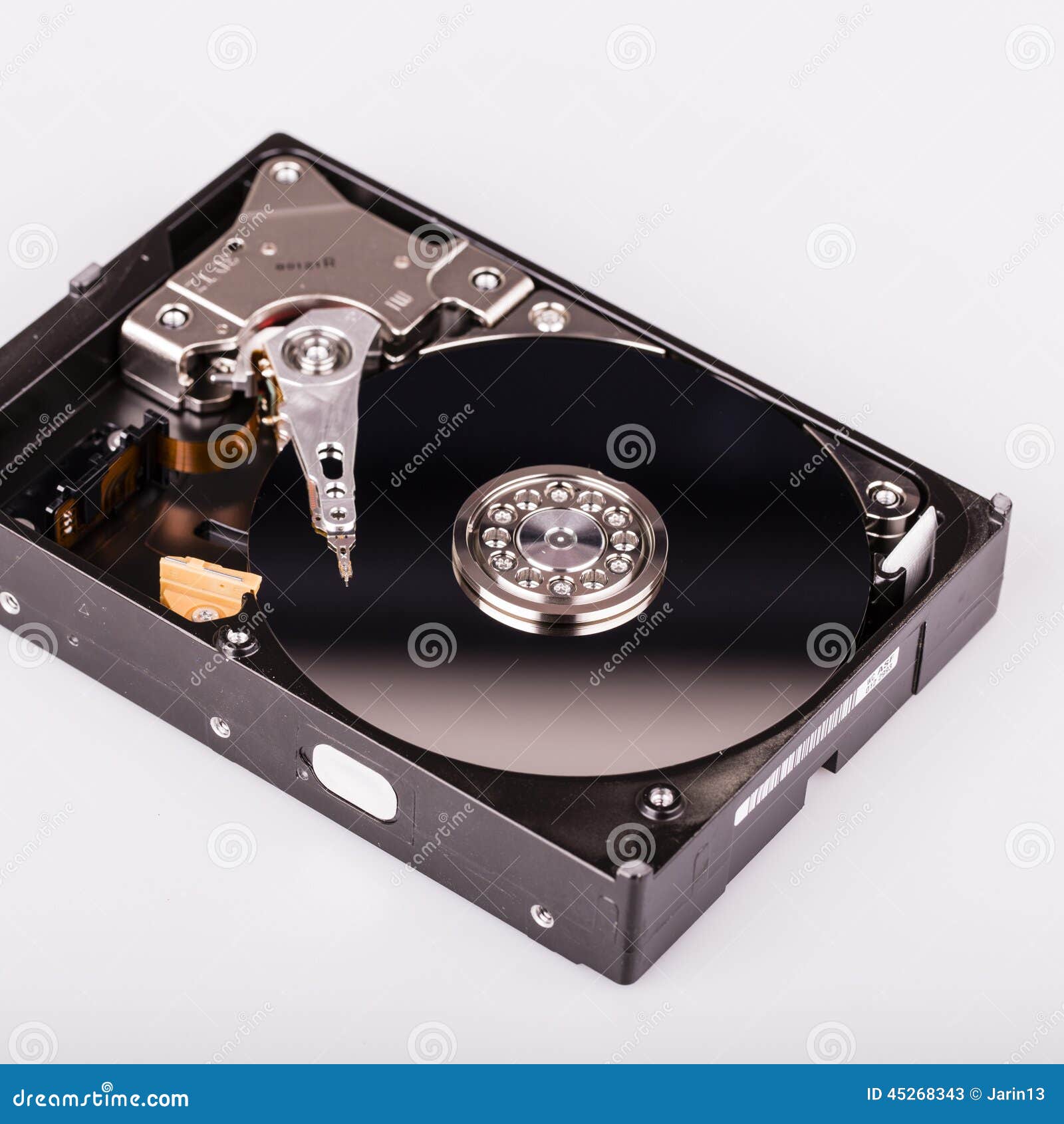 Hard Disk Drive HDD Isolated on White Background Stock Image - Image of ...