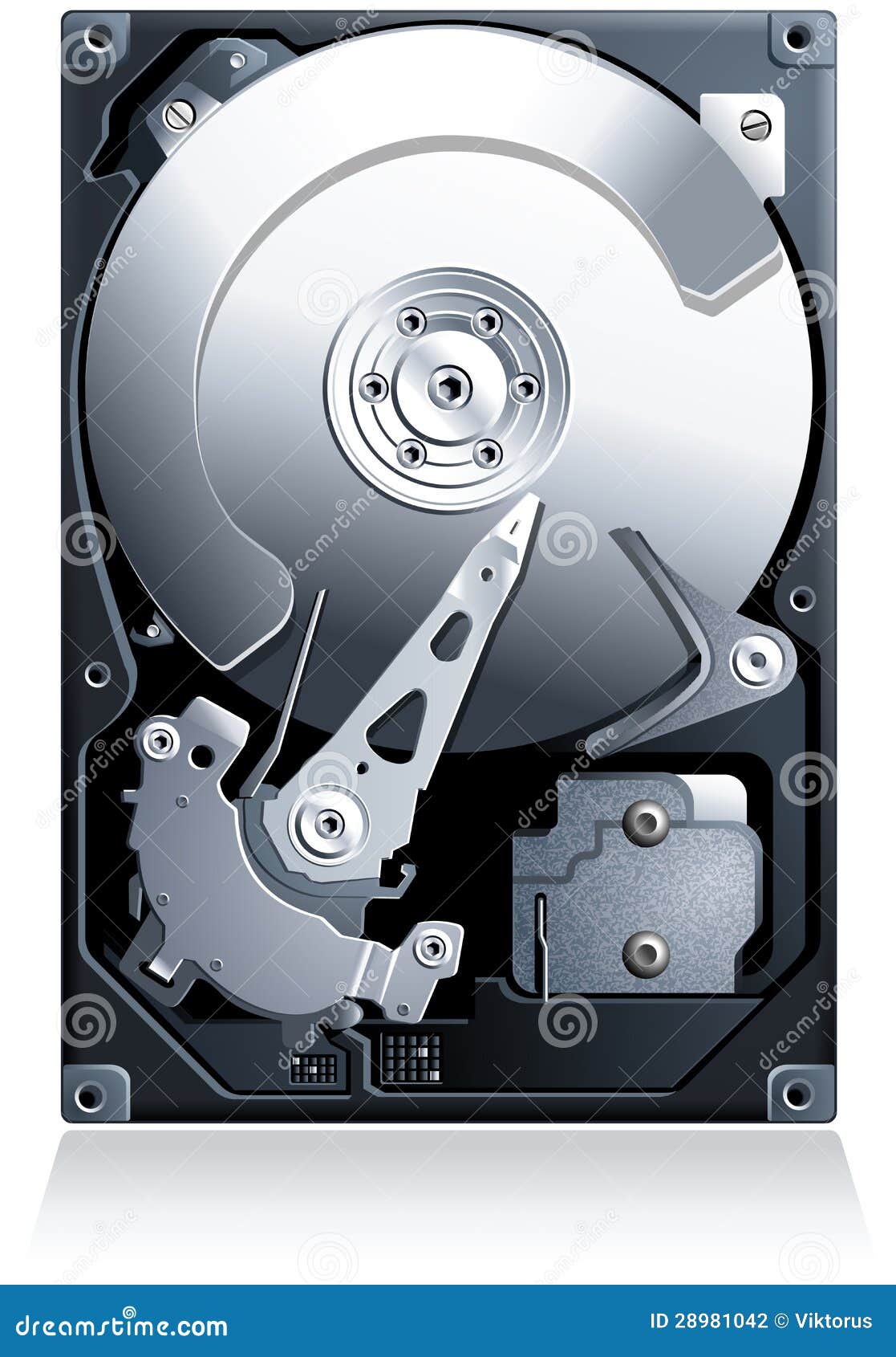 Hard disk drive HDD vector stock vector. Illustration of inside - 28981042 Hard disk drive HDD vector stock vector. Illustration of inside - 28981042
