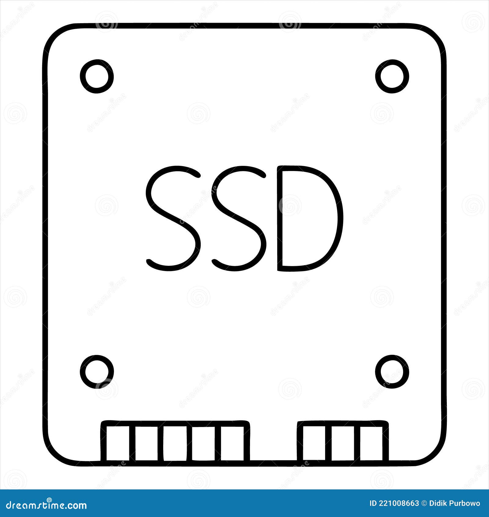 Hard Disk Drive Icon Isolated on White Background from Database and ...