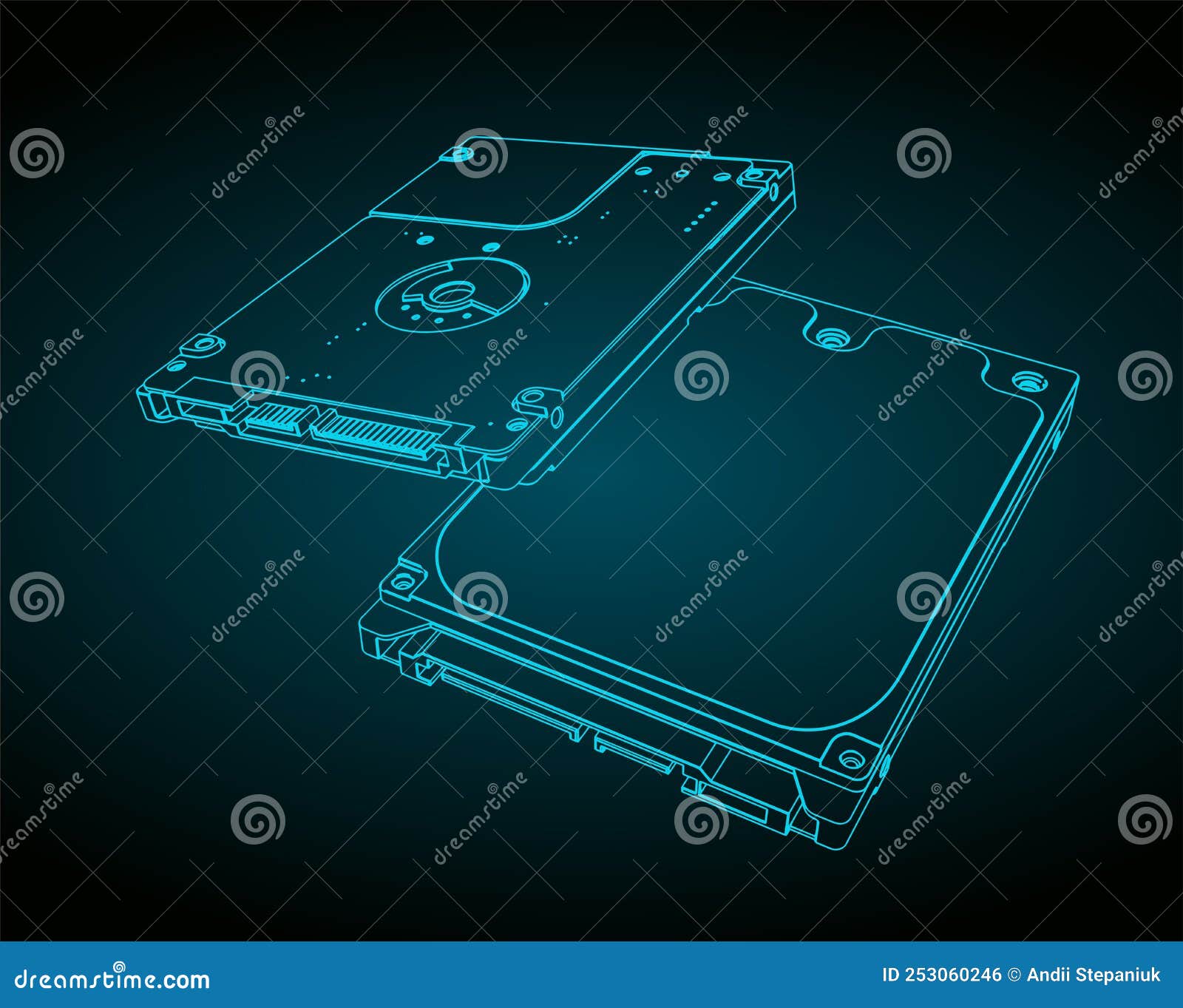 Hard Disk Drive Illustrations Stock Vector - Illustration of disc ...
