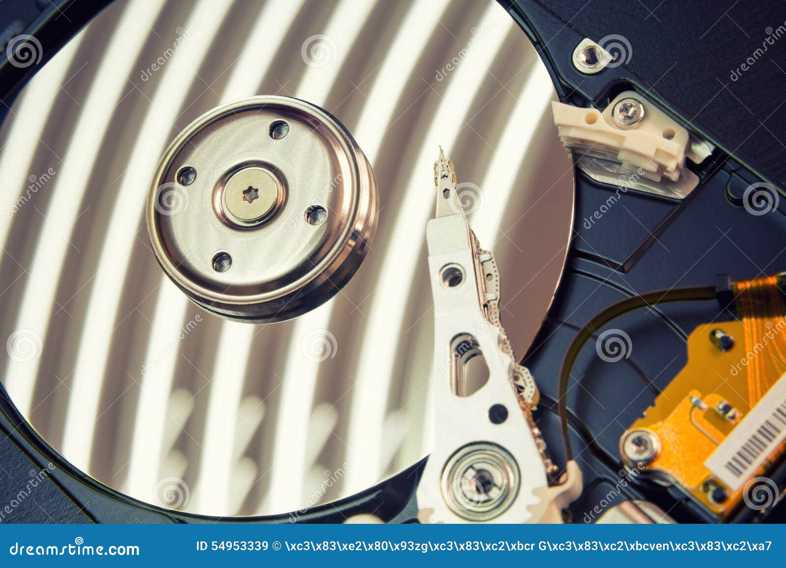 Hard Disk Drive stock image. Image of device, input, magnetic - 54953339