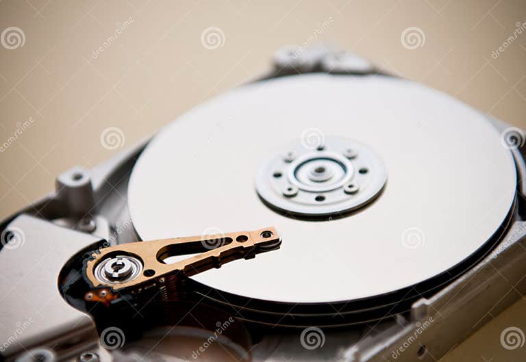 Hard Disk Drive Internal Details Stock Photo - Image of communication ...